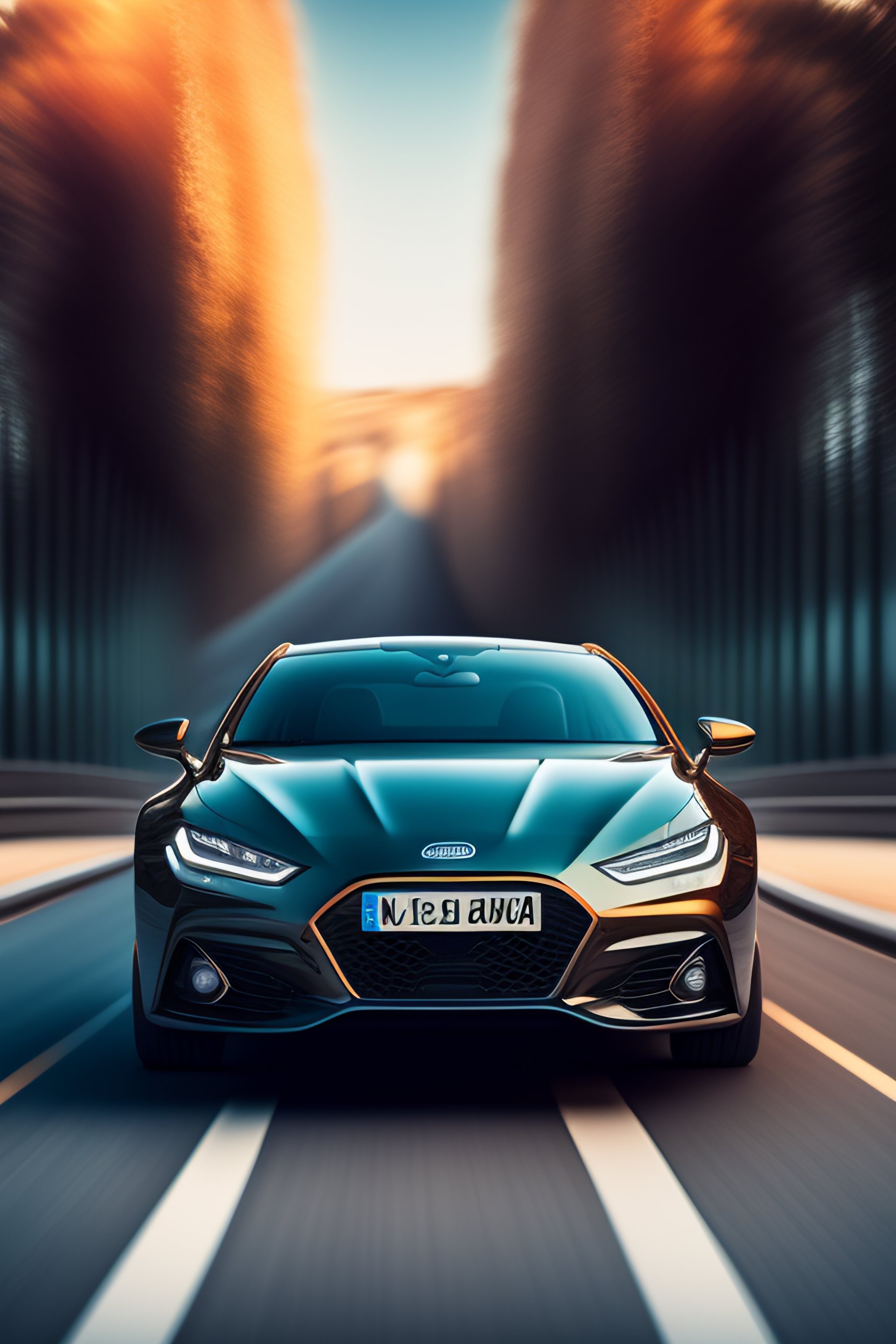 Lexica - Car in the street