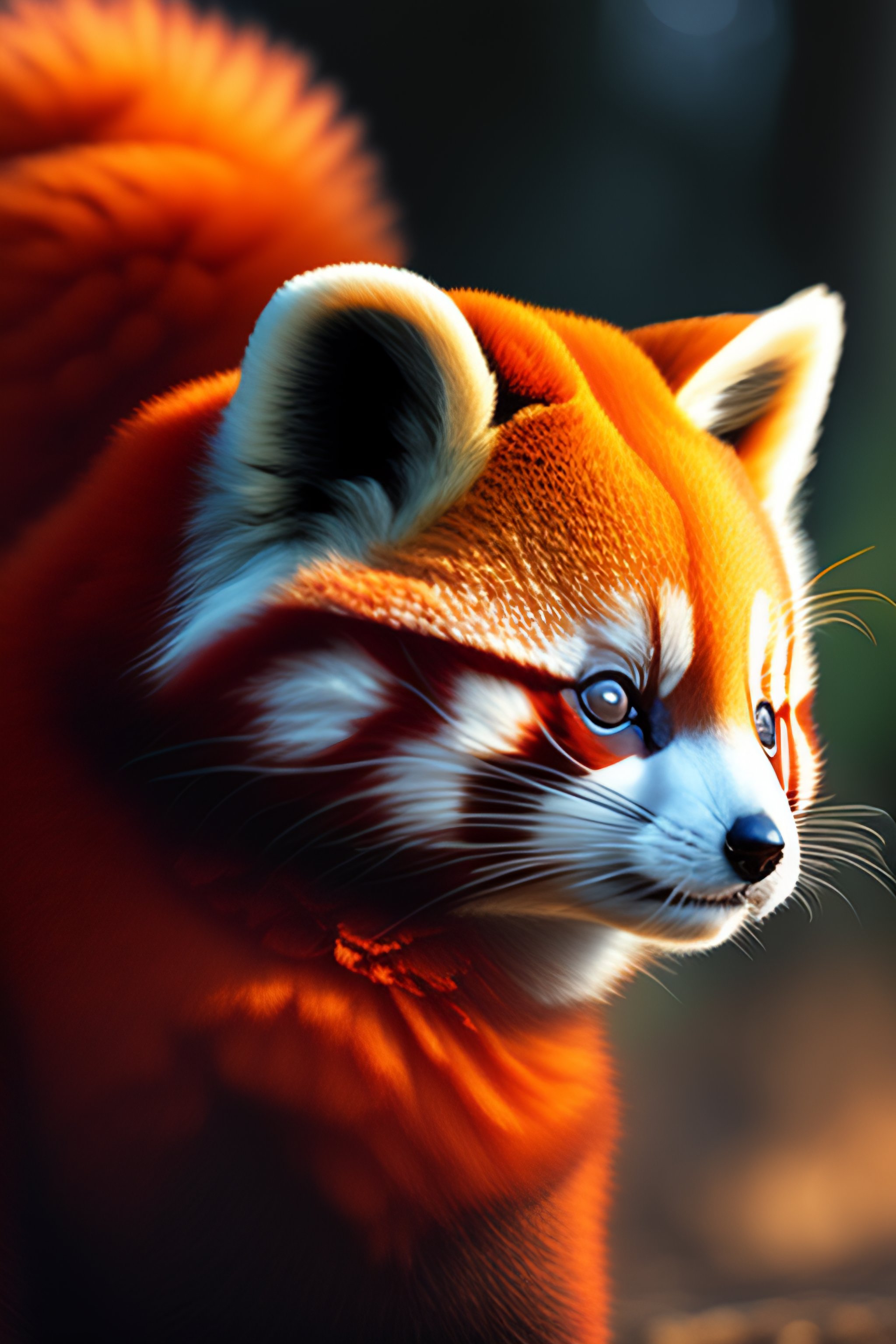 Lexica - Dangerous red panda cat, bosozoku