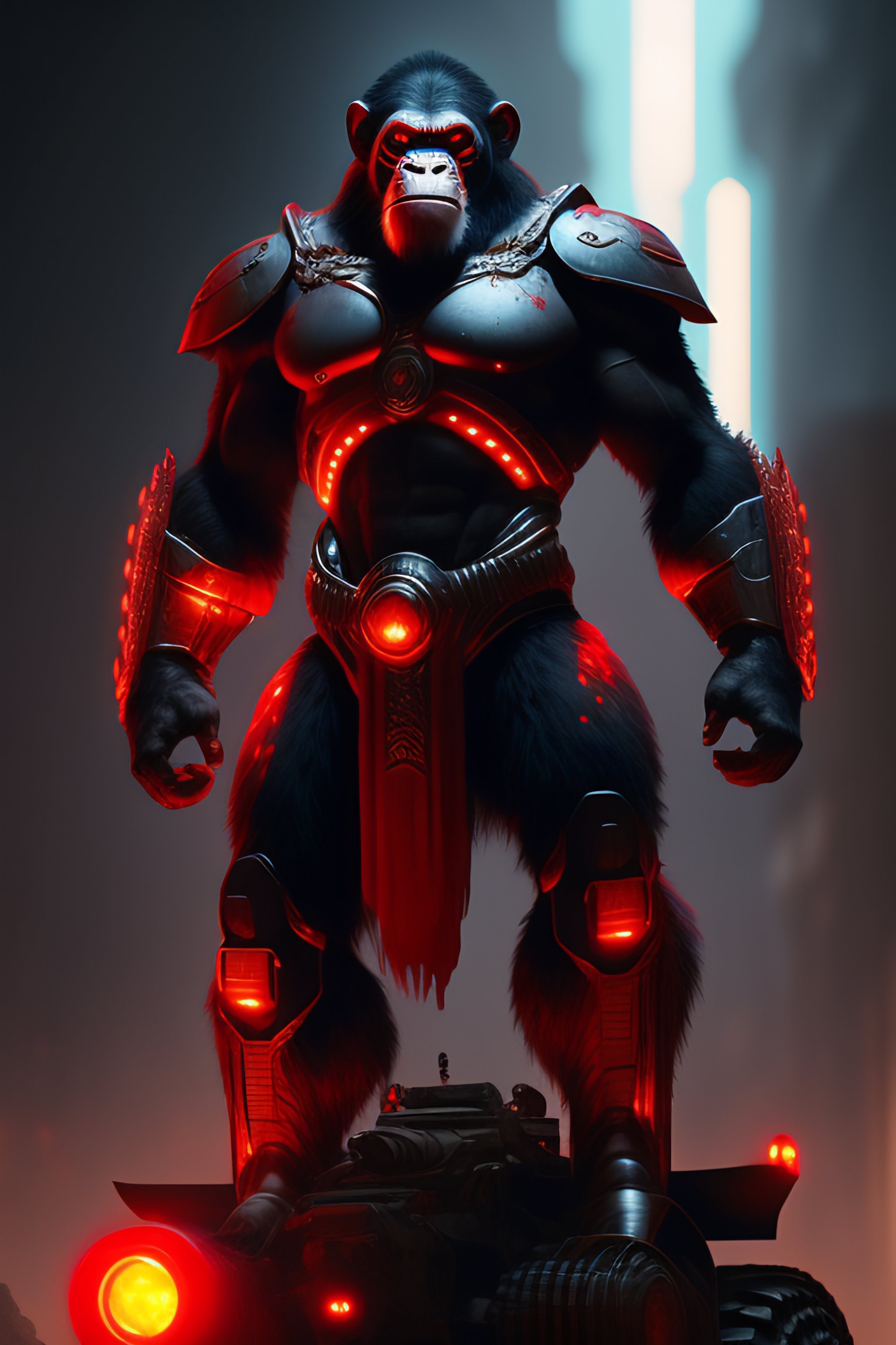 Lexica - A biomechanical cyborg ape from planet of the apes, with one ...