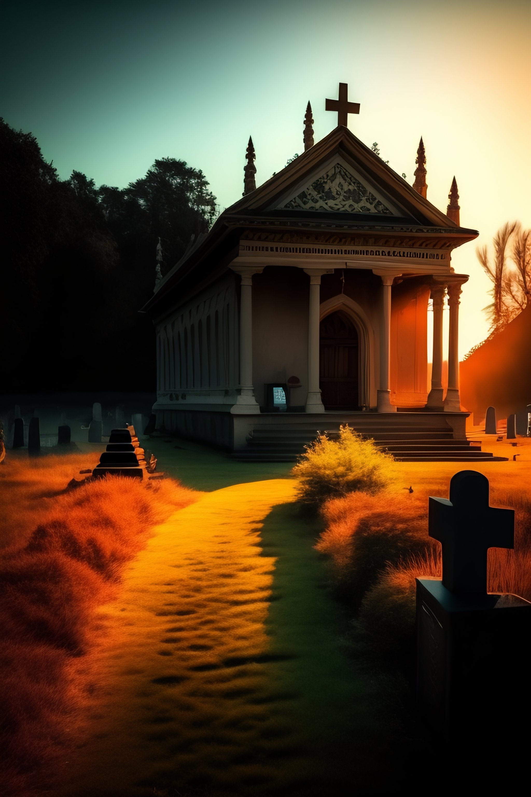 Lexica - In the cemetery, blood moon, think I hear them crawling It's ...