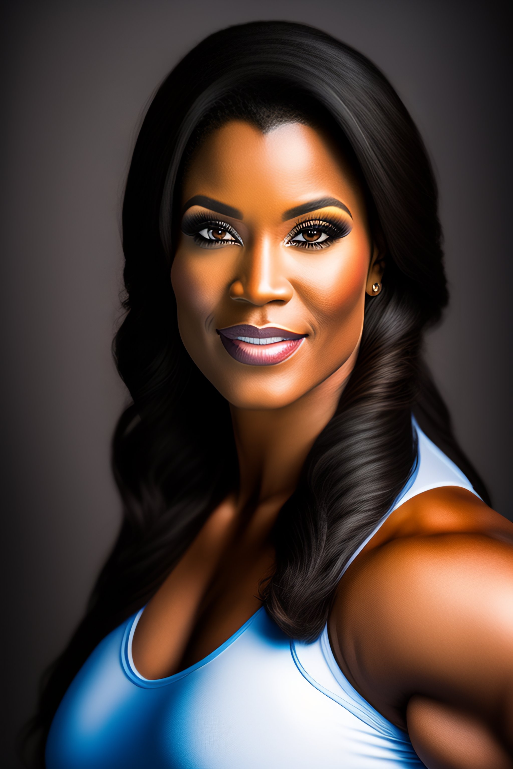 Lexica - A full portrait photo of real-life women hulk, f/22, 35mm ...