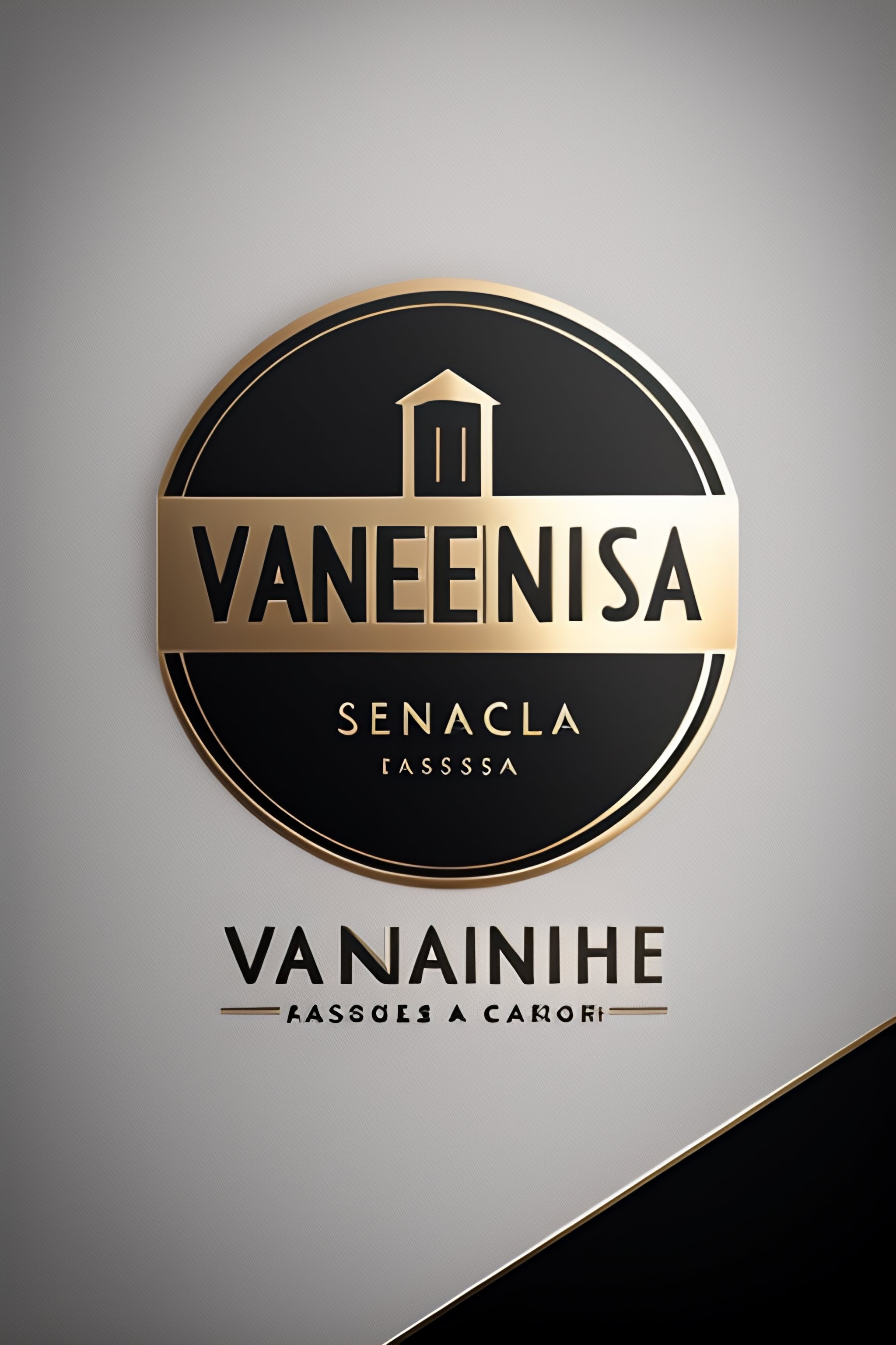 Lexica - Logo for Vanessa fashion company elegant minimal style