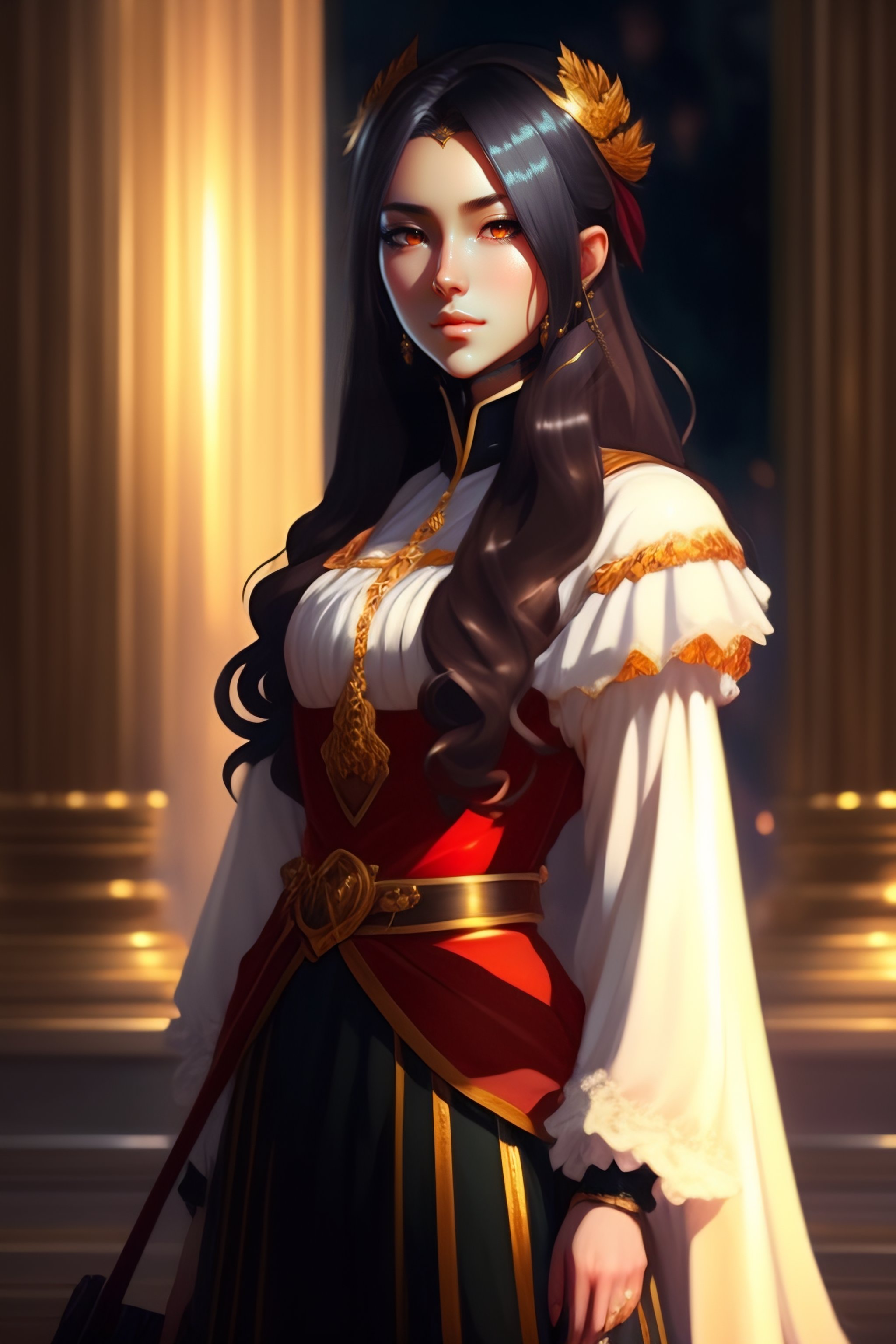 Lexica - Baroque oil painting anime key visual full body portrait ...