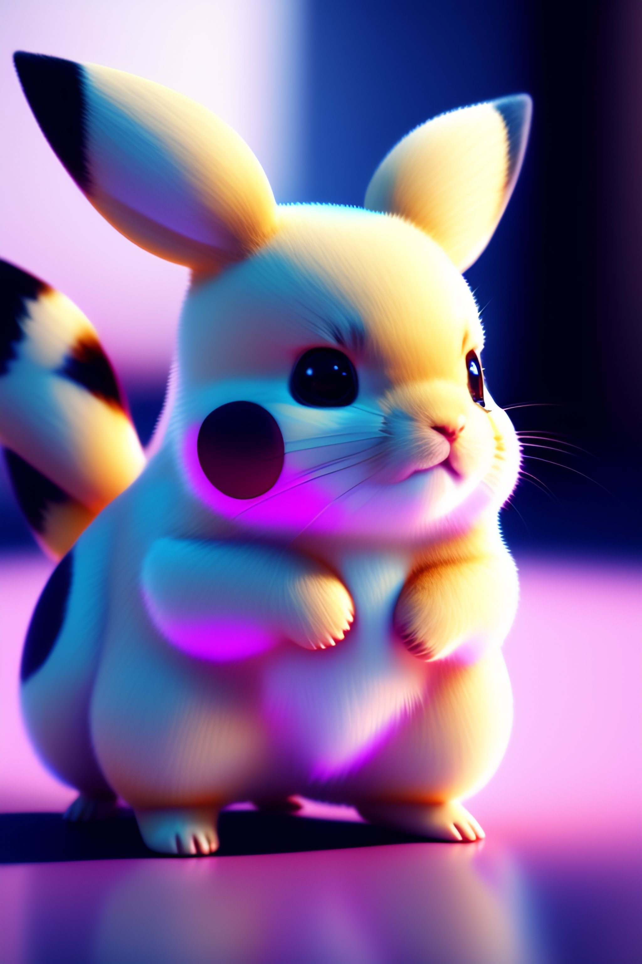 Lexica - Ultra hd! realistic, chrome, pastel pikachu, soft fur, pastel ...