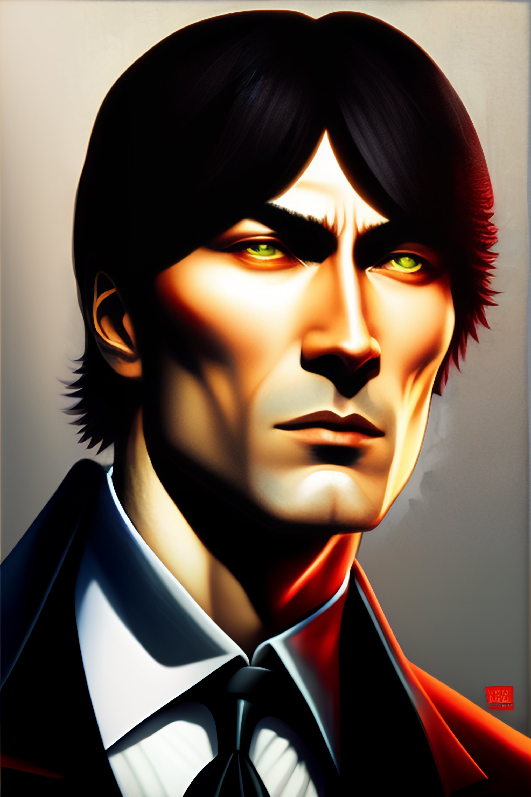 Lexica - Vladimir putin as a character from hellsing manga, realistic ...