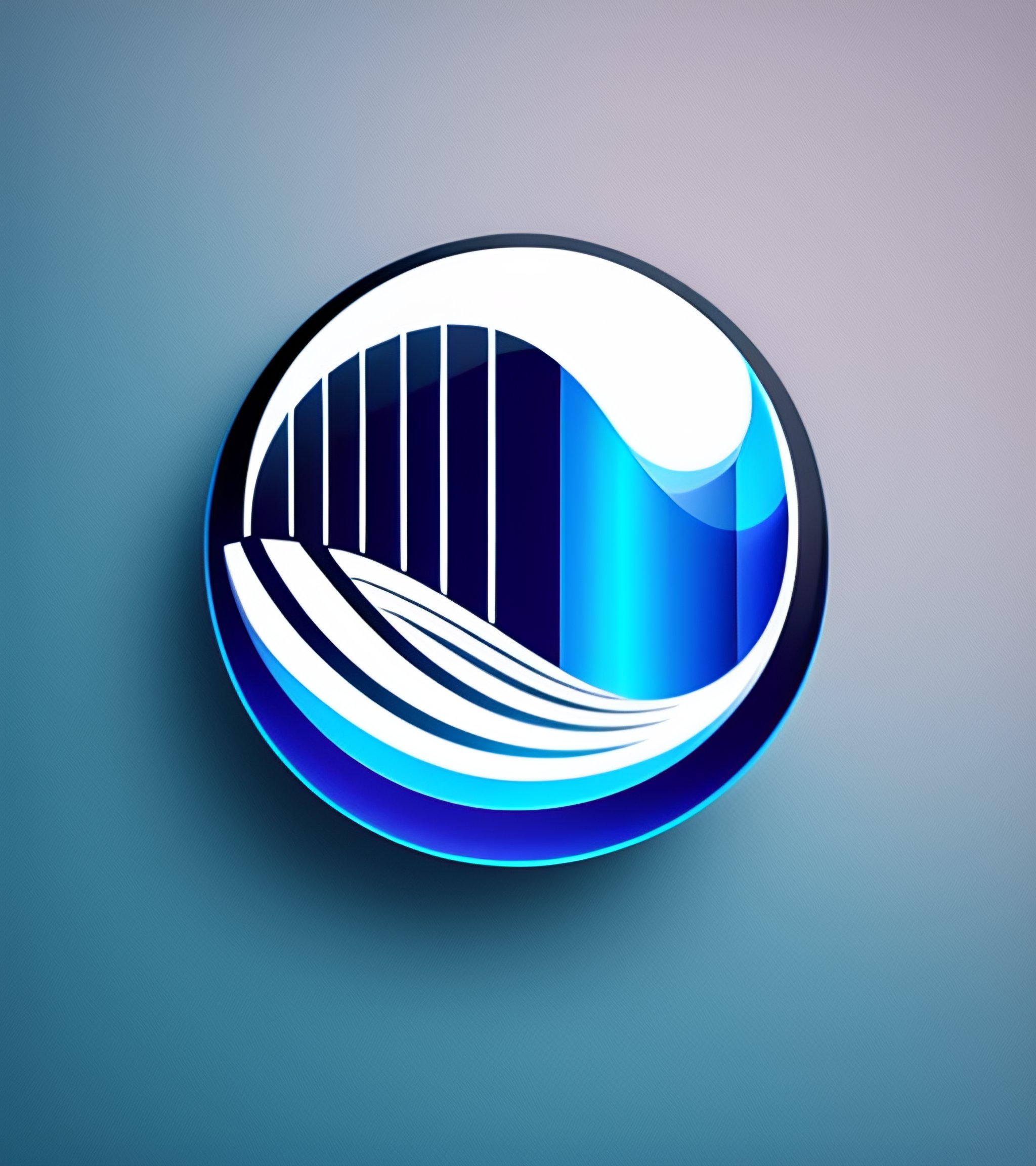 Lexica - Flat vector design, minimal, simple bold logo in blue, black ...