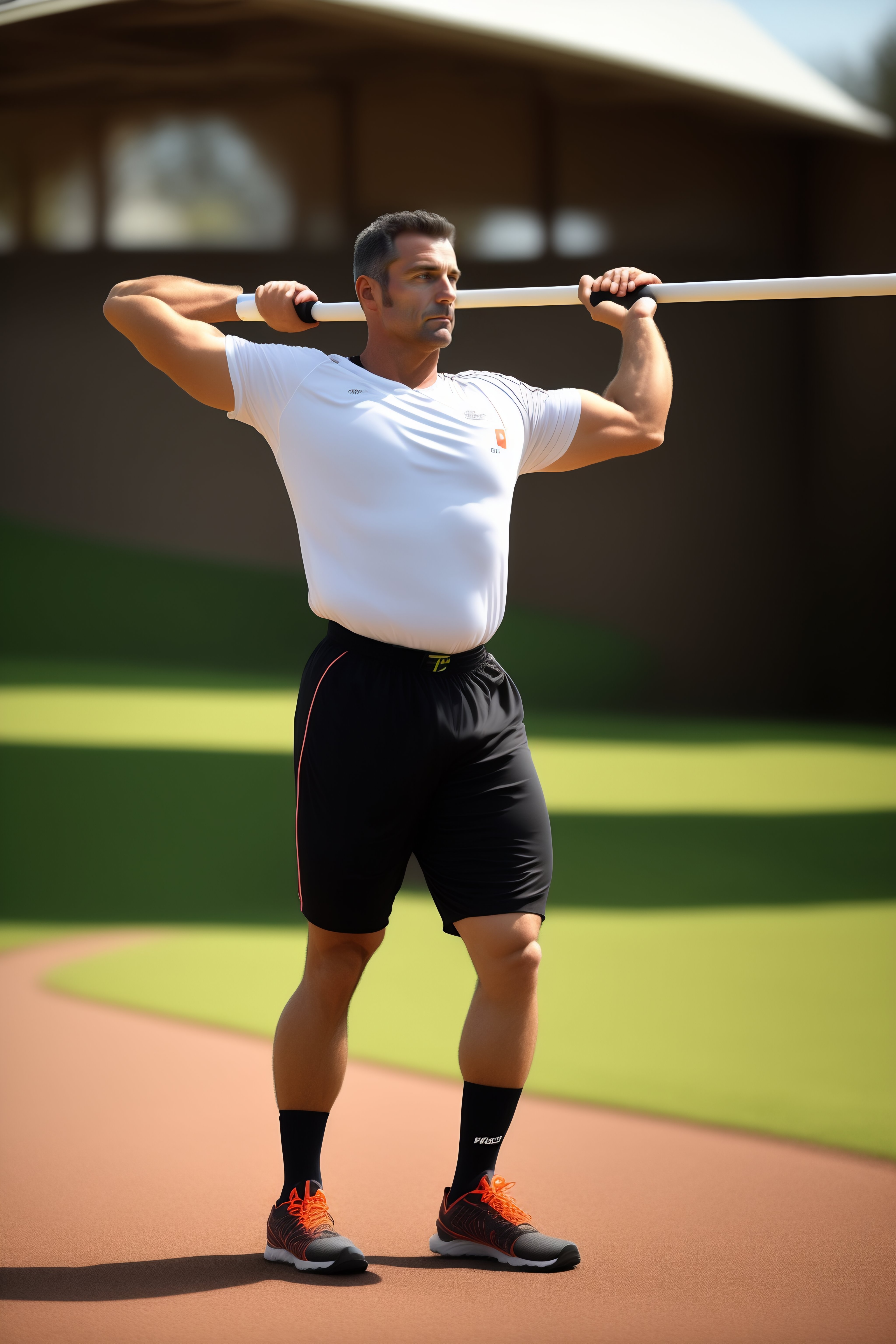 Lexica - Man doing Broomstick External Shoulder Rotation Exercise. Man ...