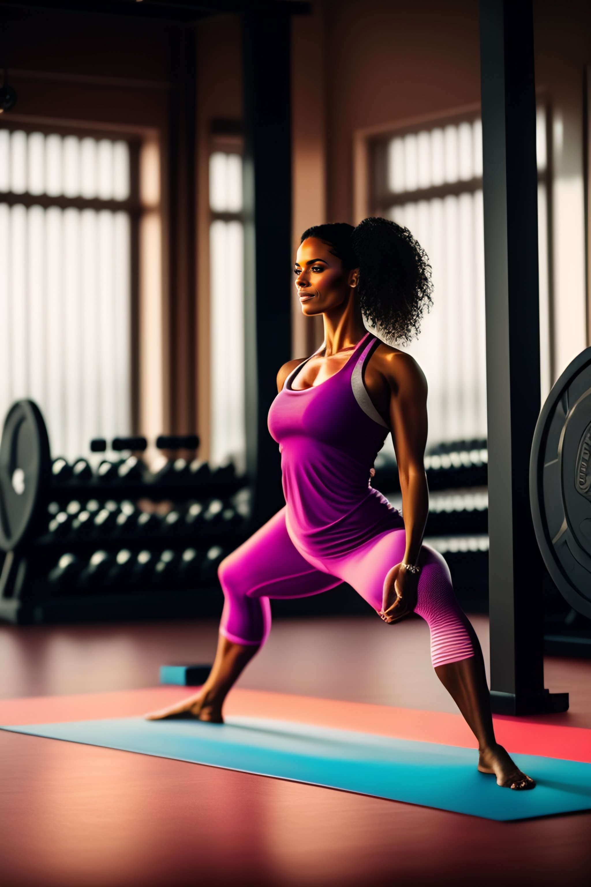 Lexica - Women that do yoga in the gym