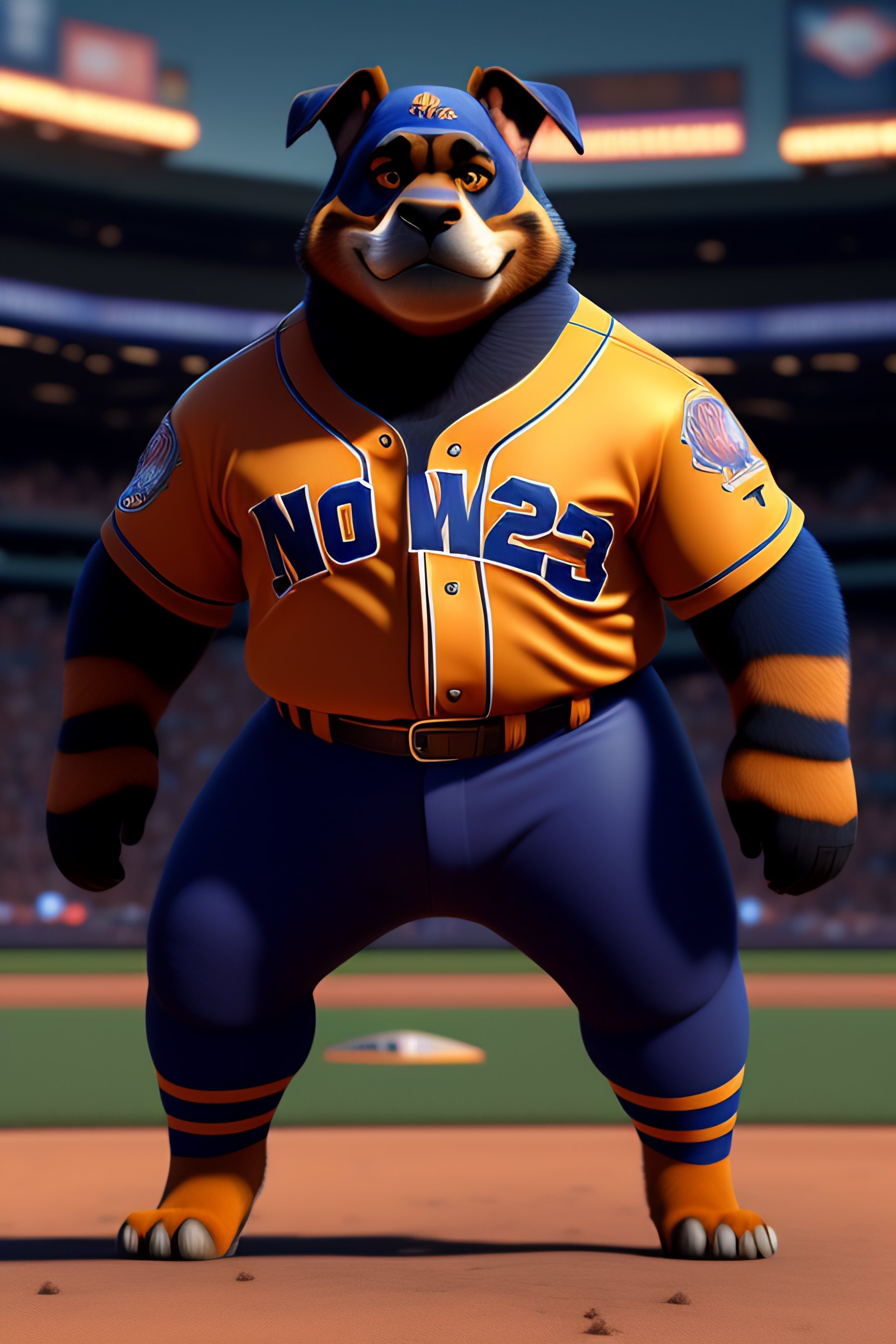 Lexica - A fullbody portrait of a human-rottweiler mutant hybrid mutant ...