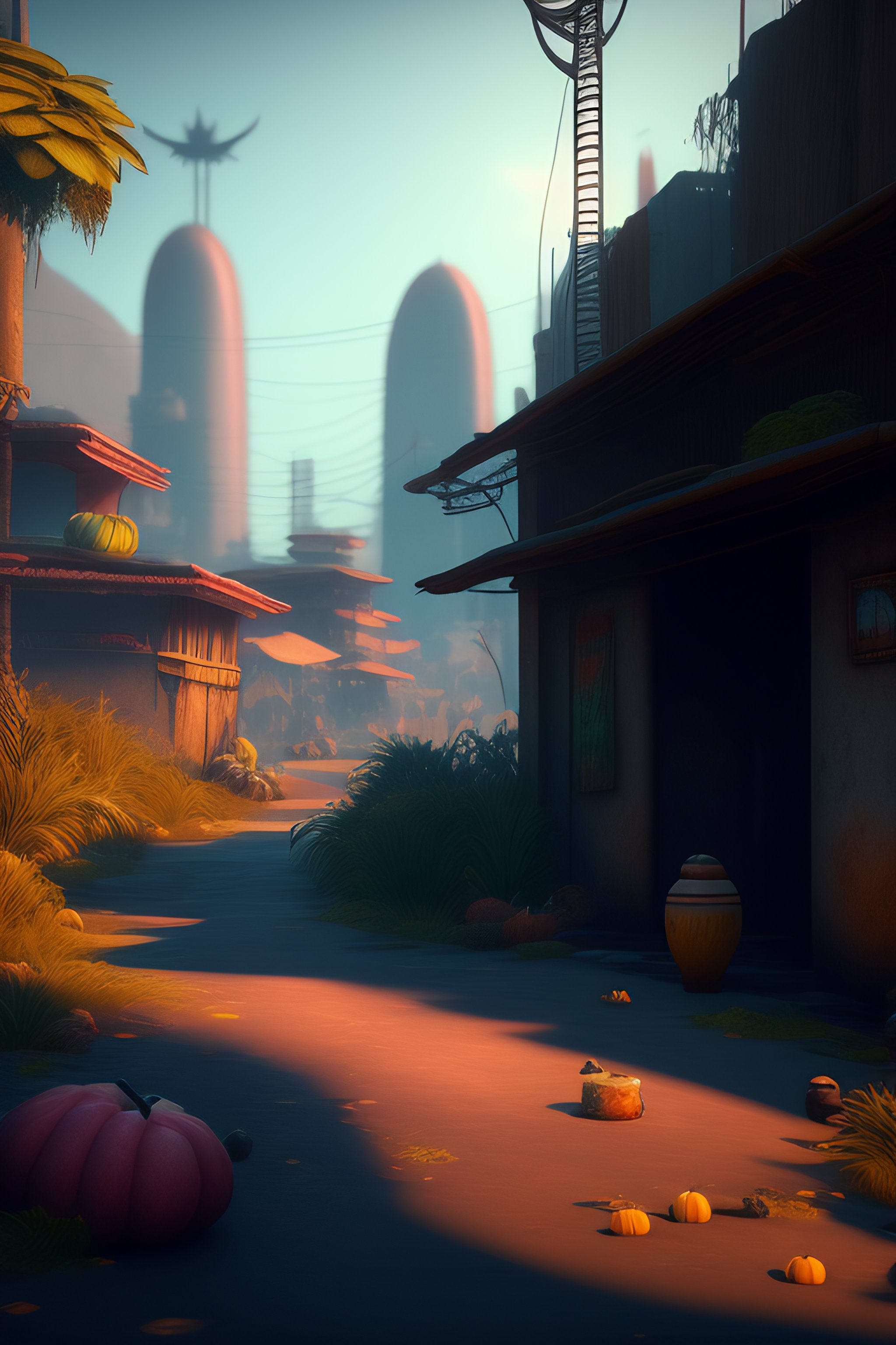 Lexica - Creature spooky scary disgusting slums in Rio de Janeiro adam ...