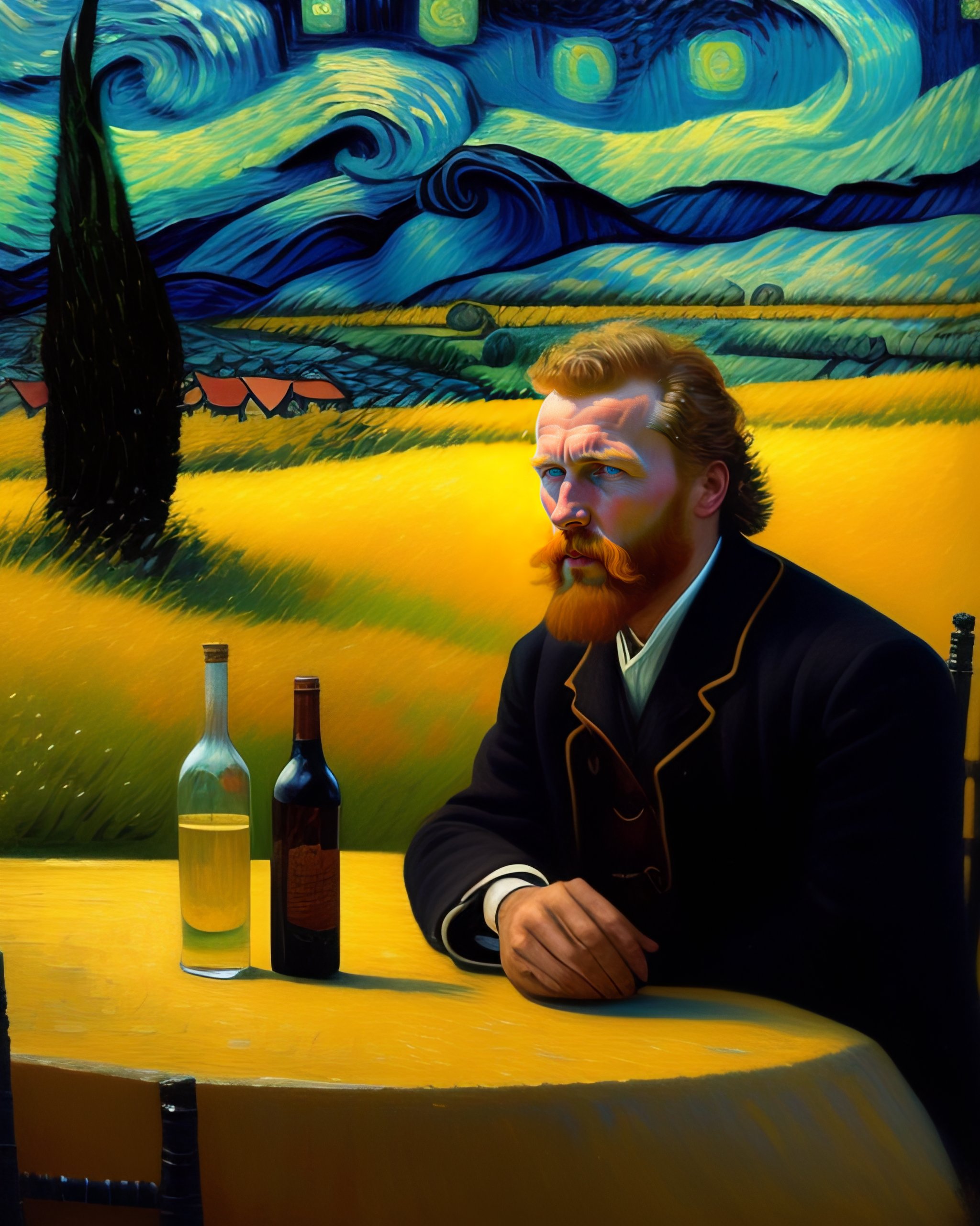 Lexica - Einsten and van gogh friends