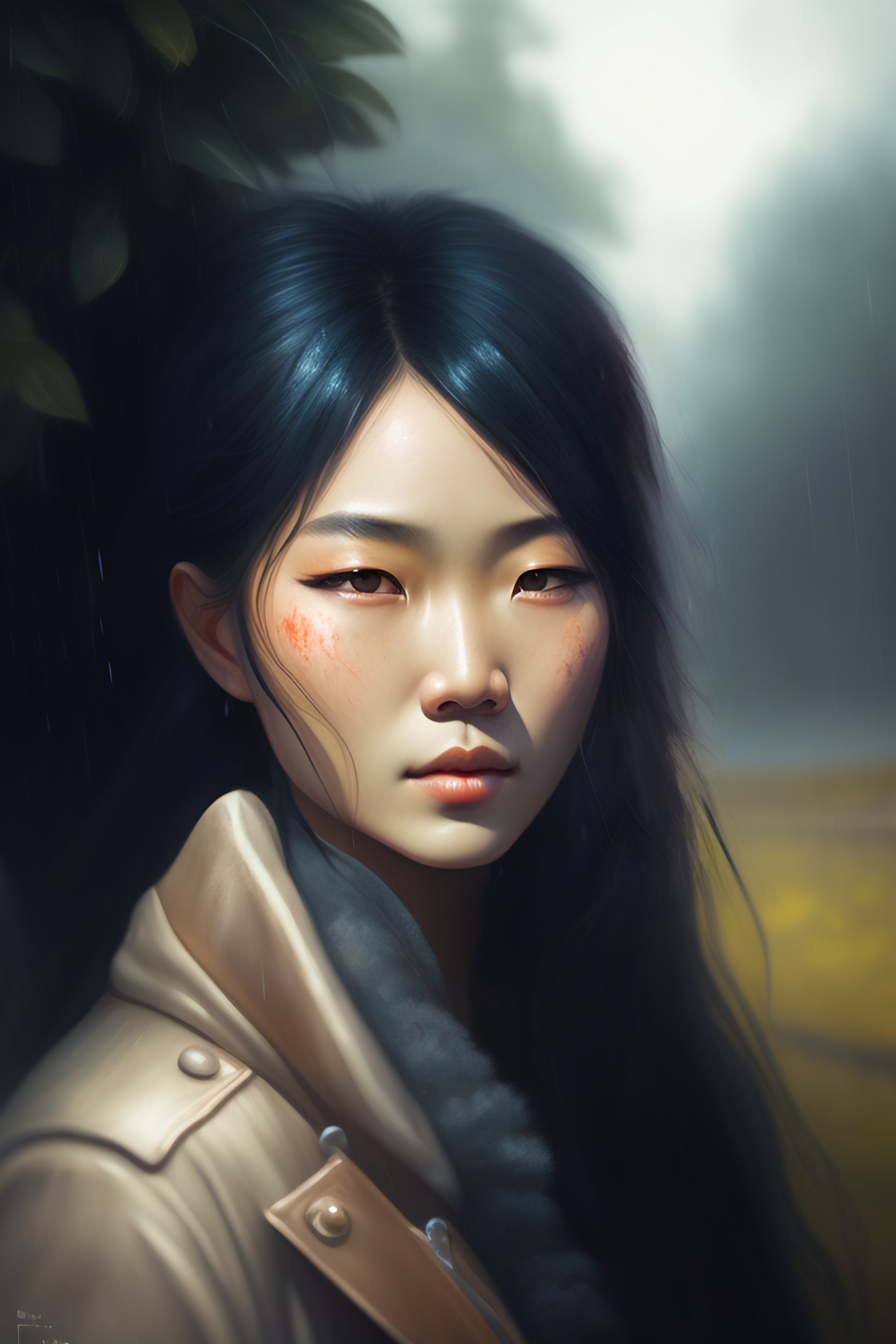 Lexica - Inspired by fables, china doll face, smooth face feature ...