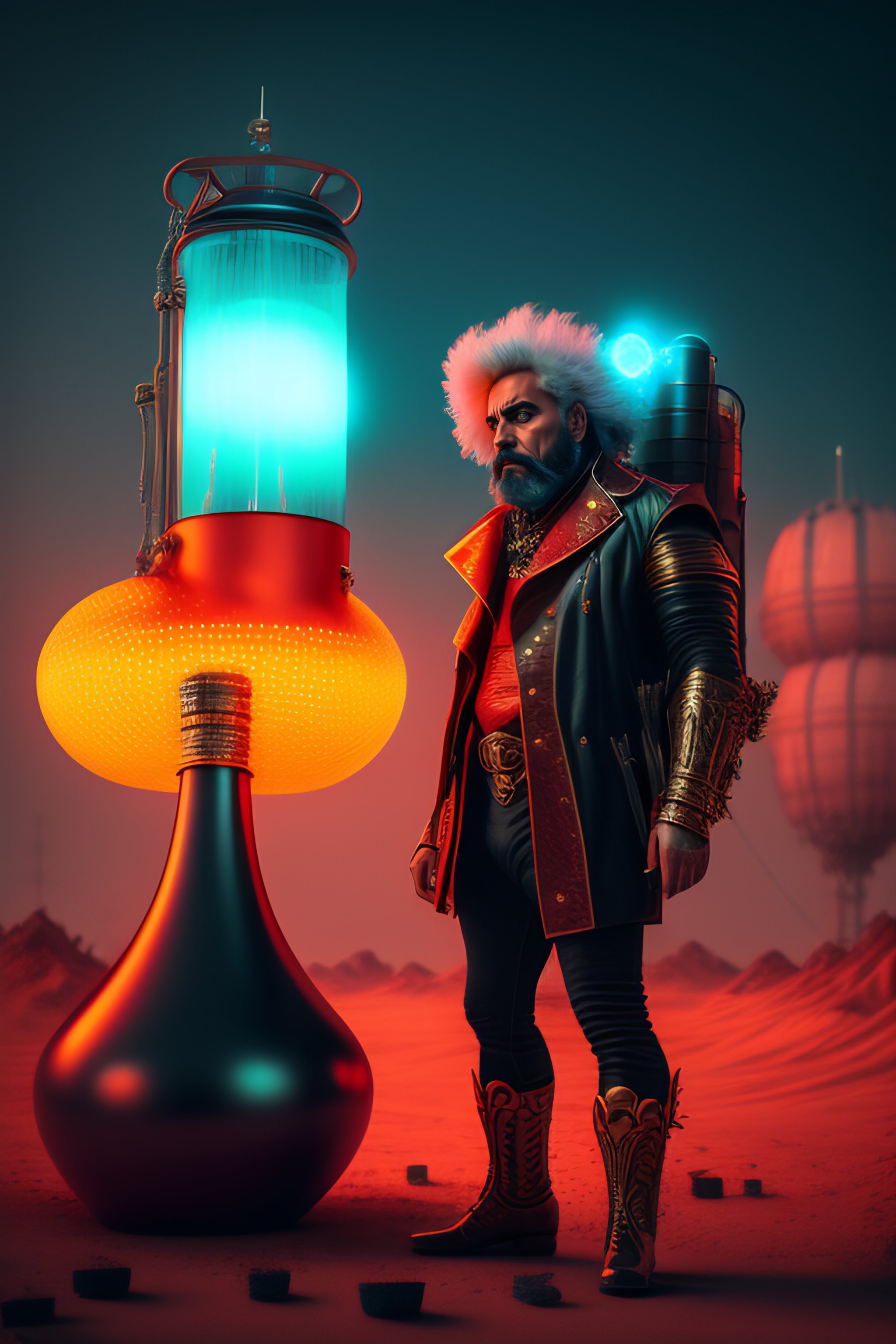 Lexica - Man apocalyptic circus hard retro future apocalyptic drinking ...