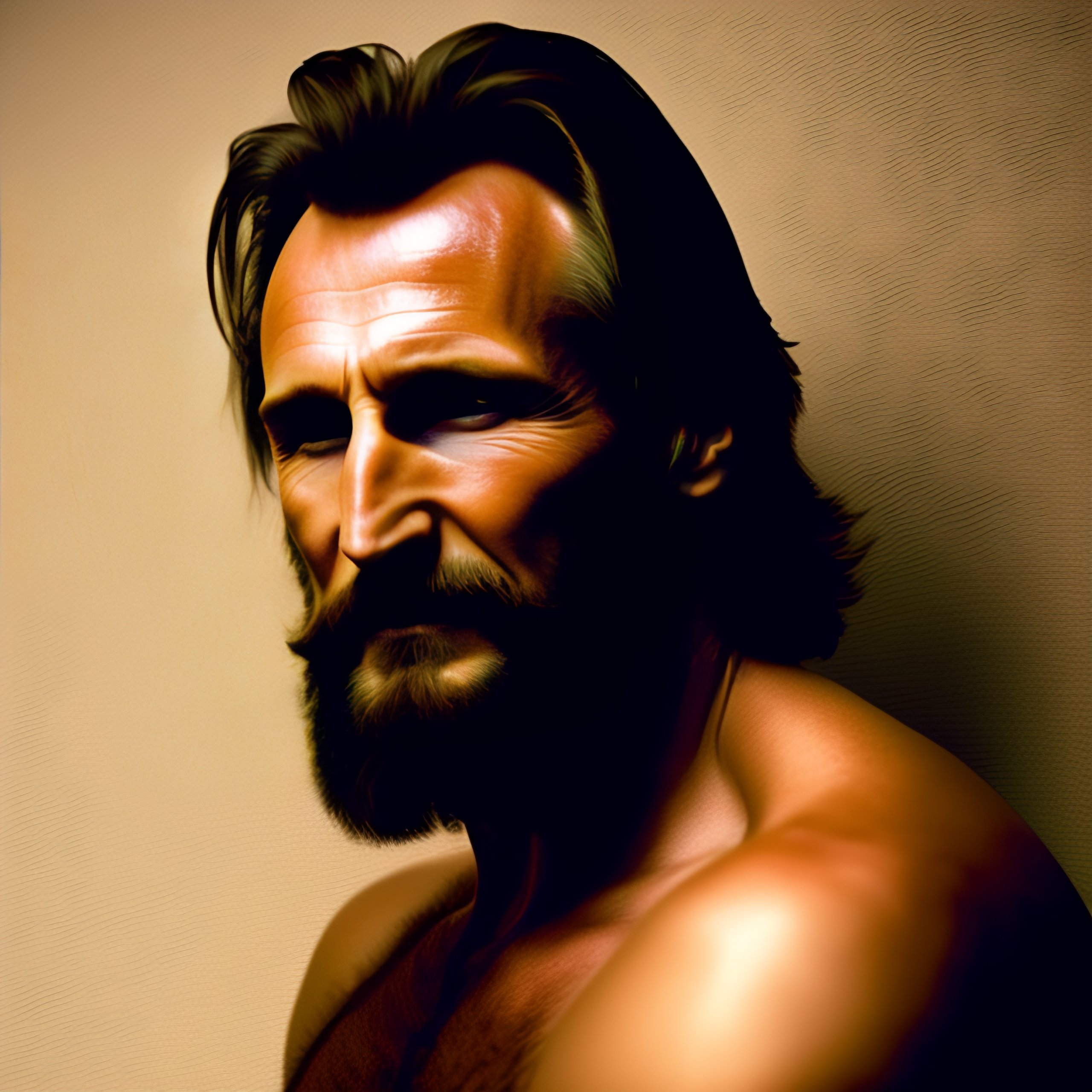 Lexica - Liam neeson unshaved