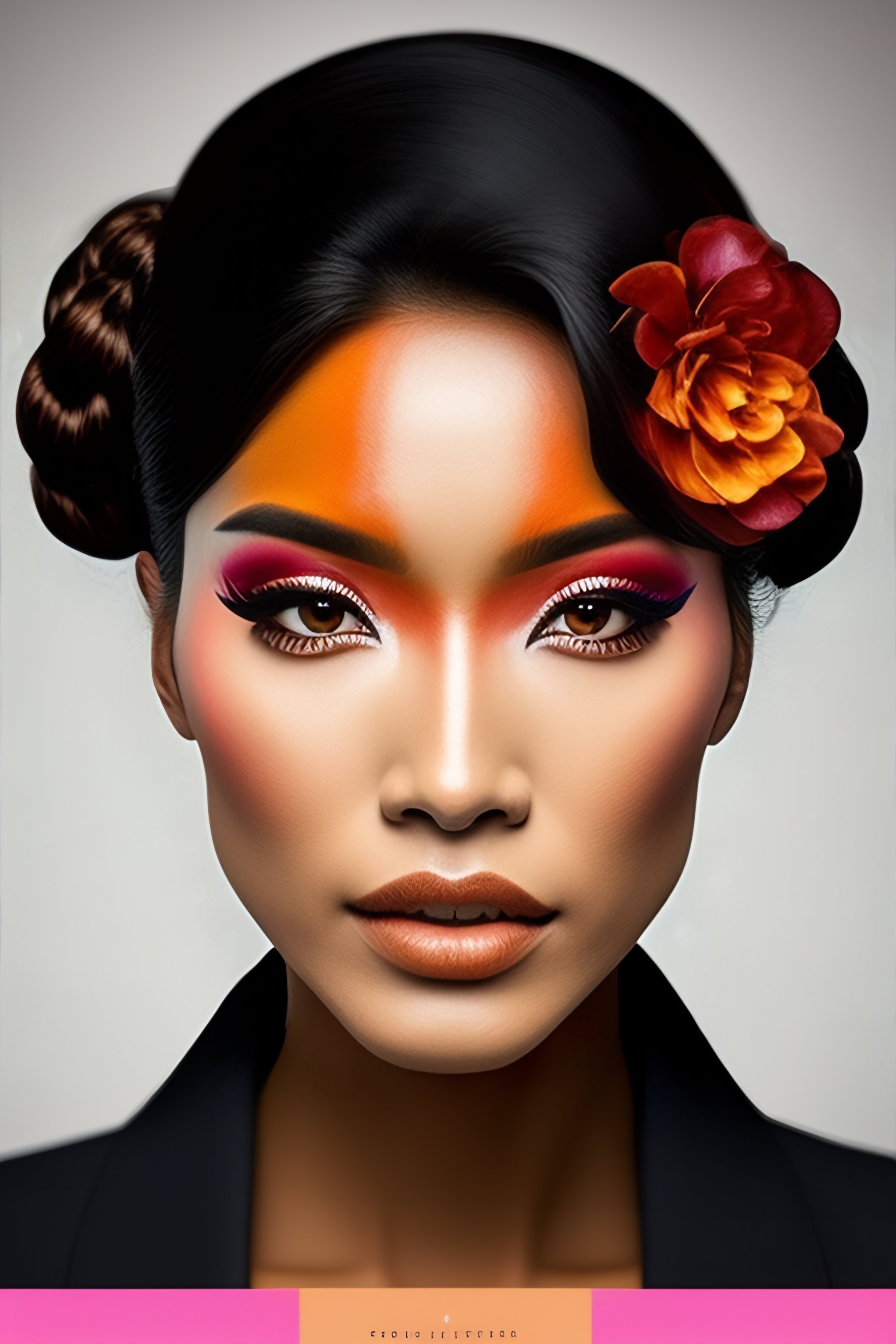 Lexica - Makeup mistake, cartón style