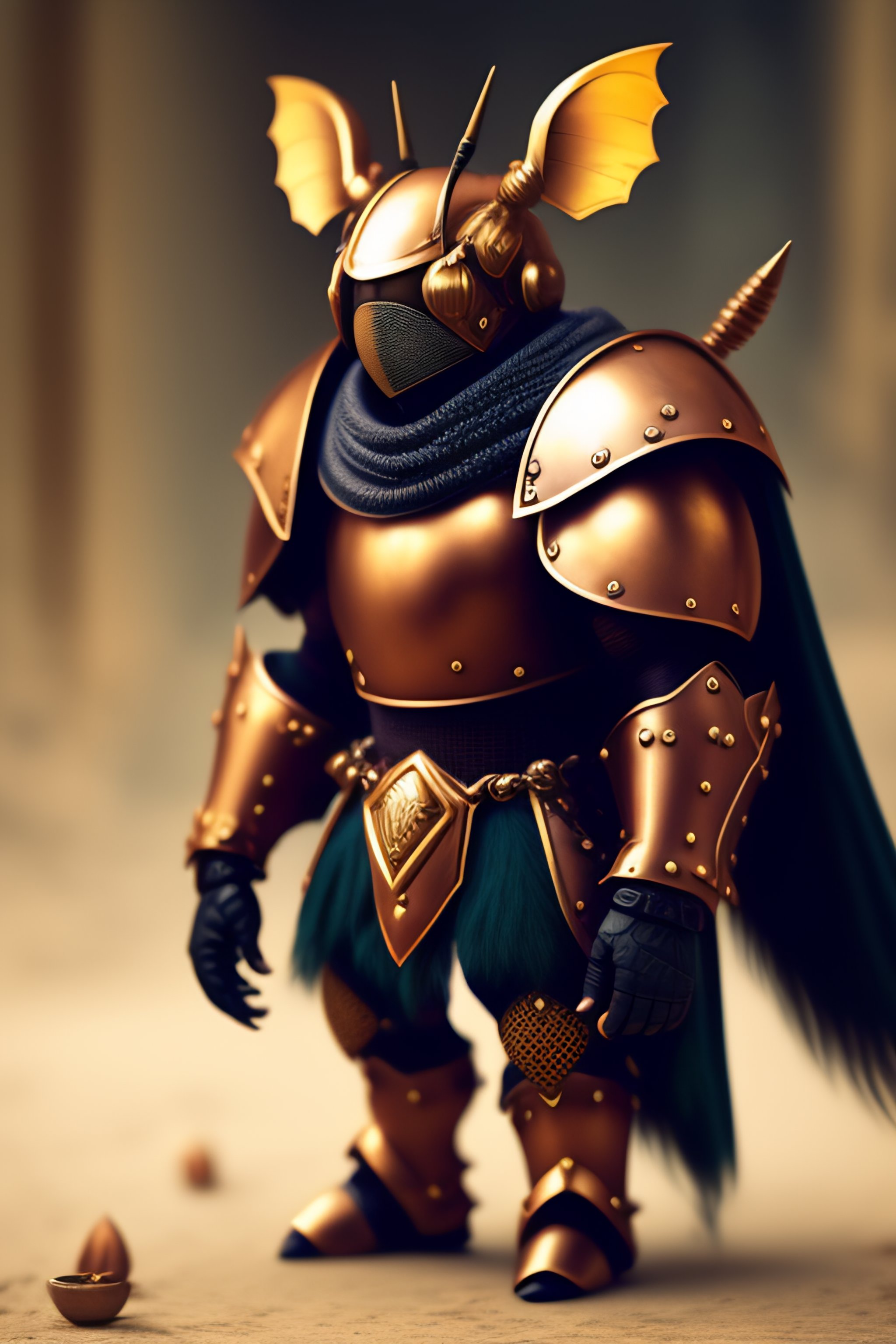 Lexica - Knight bee with body armor angry face cartoon drawing ...