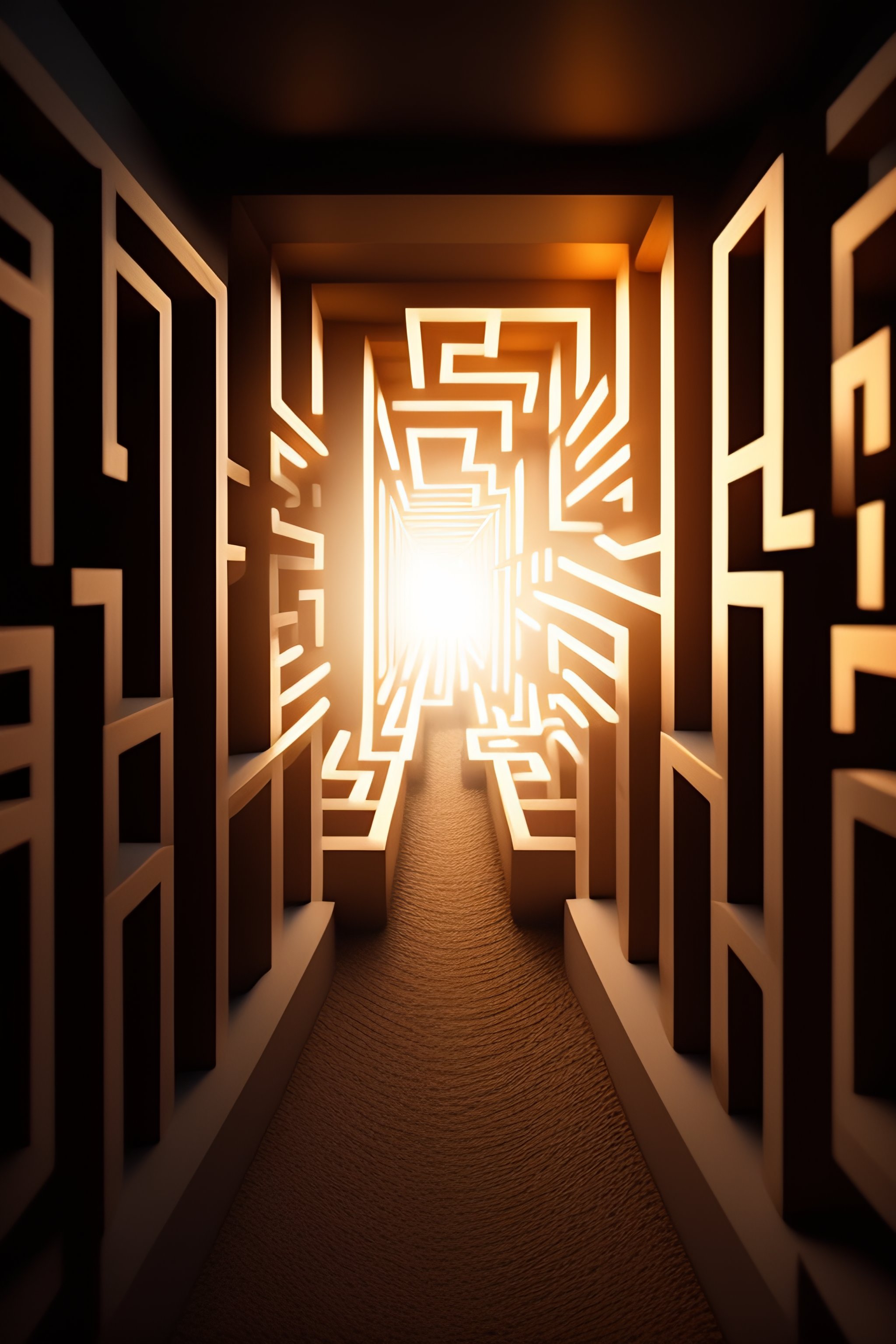 Lexica - Lighting shooting through a maze, taking the shortest route ...