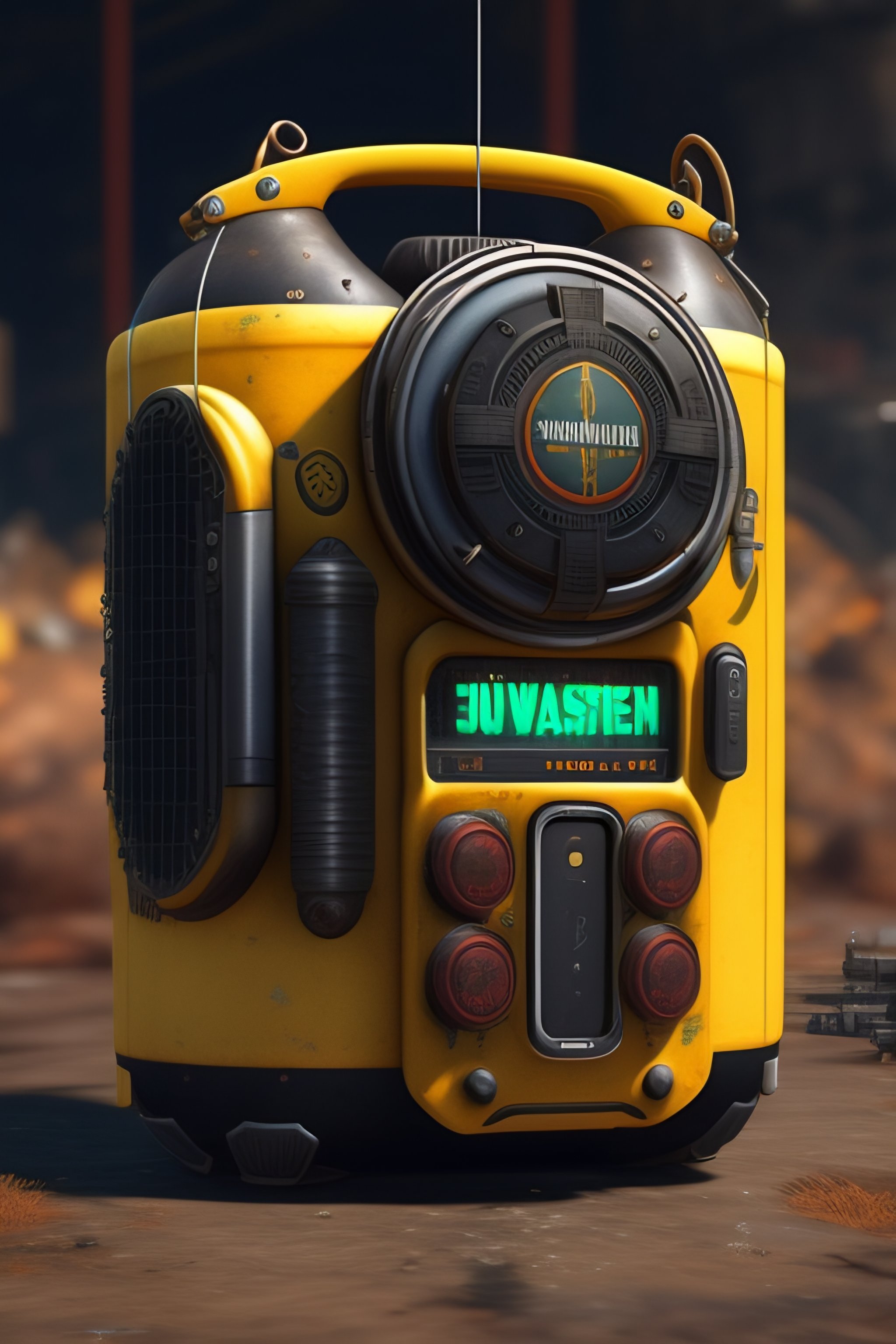 Lexica - An extremely complex Fallout 4 Mobile phone,Waste punk