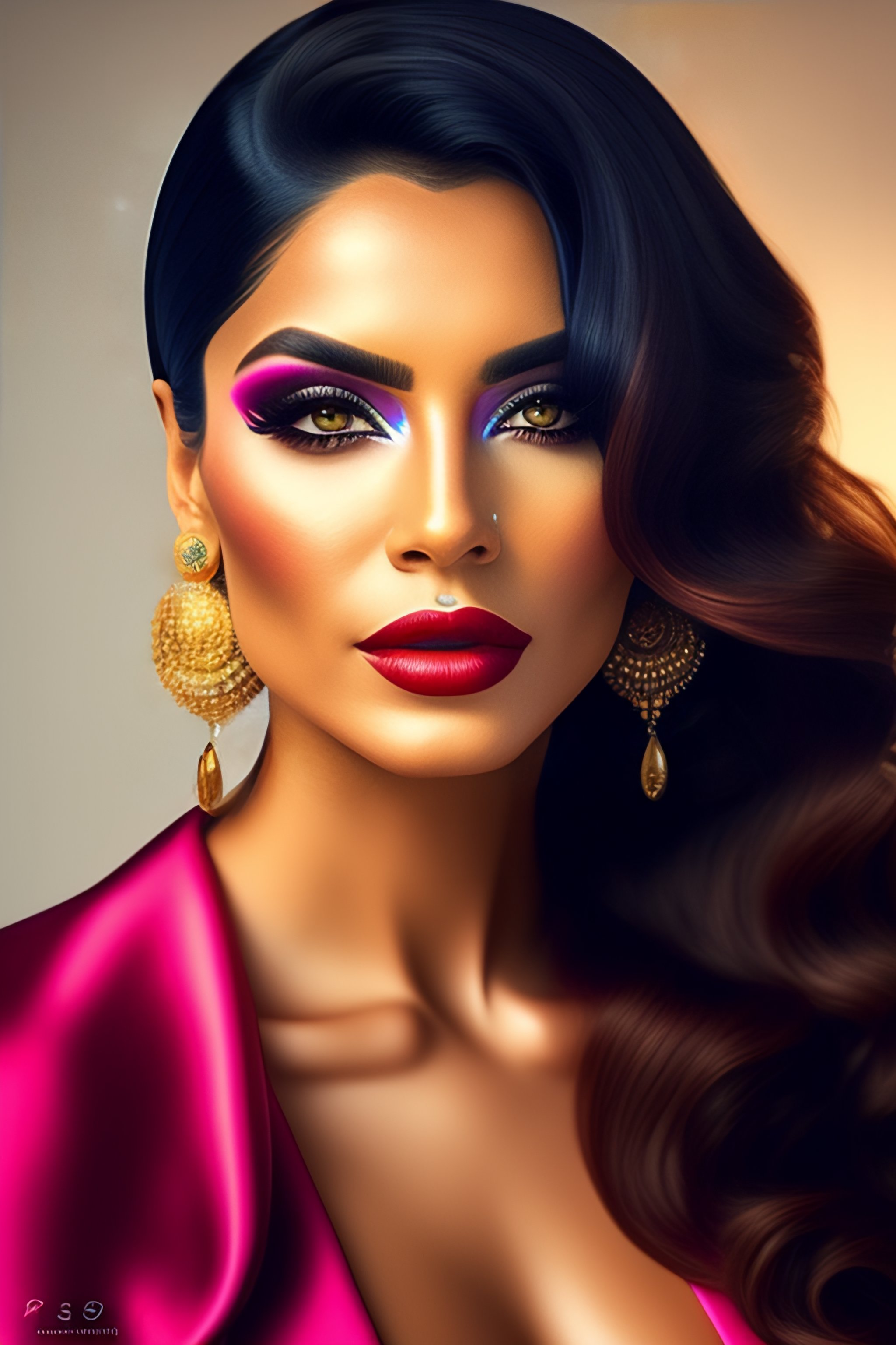 Bad Drag Queen Makeup