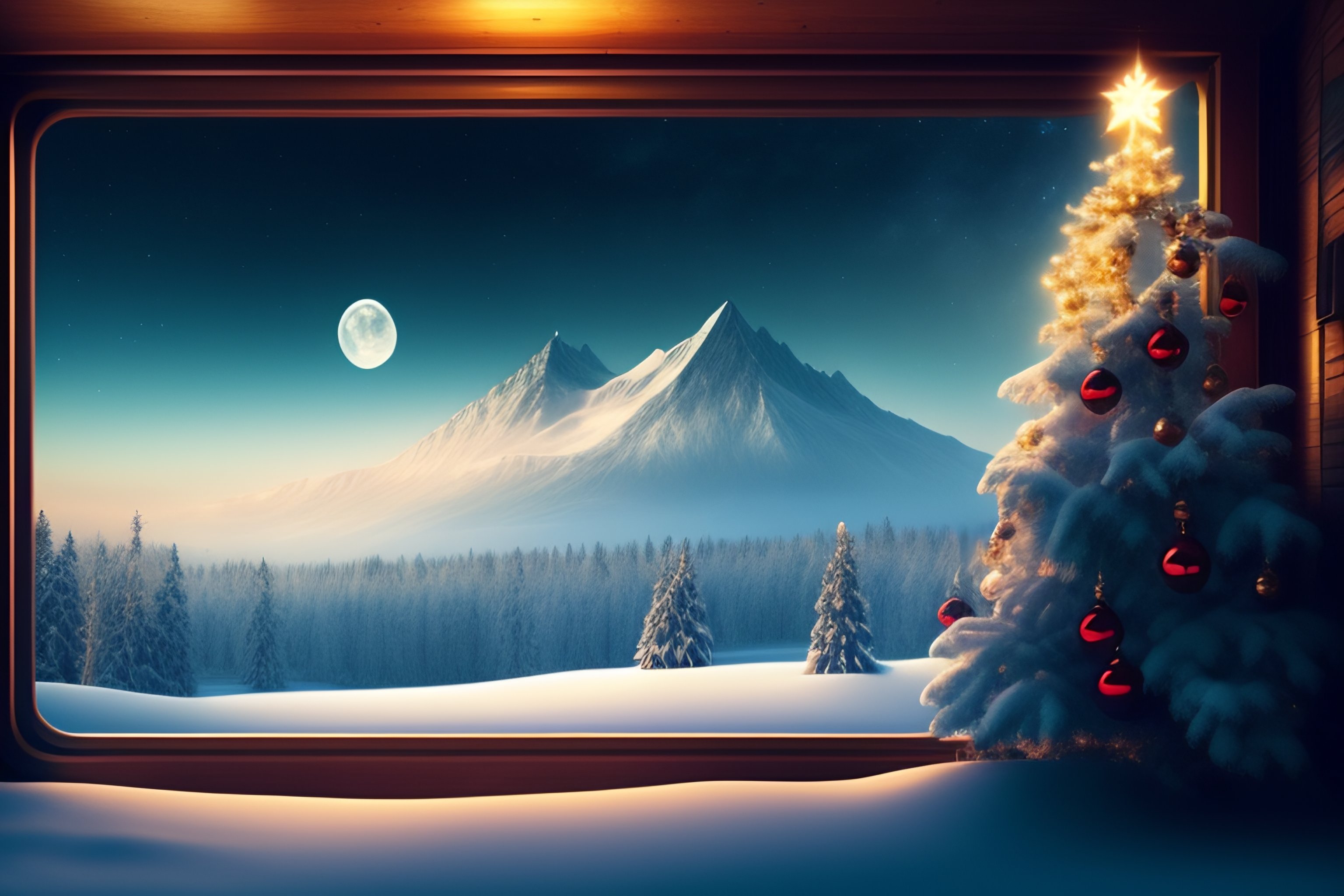 Beautiful Christmas Scenery