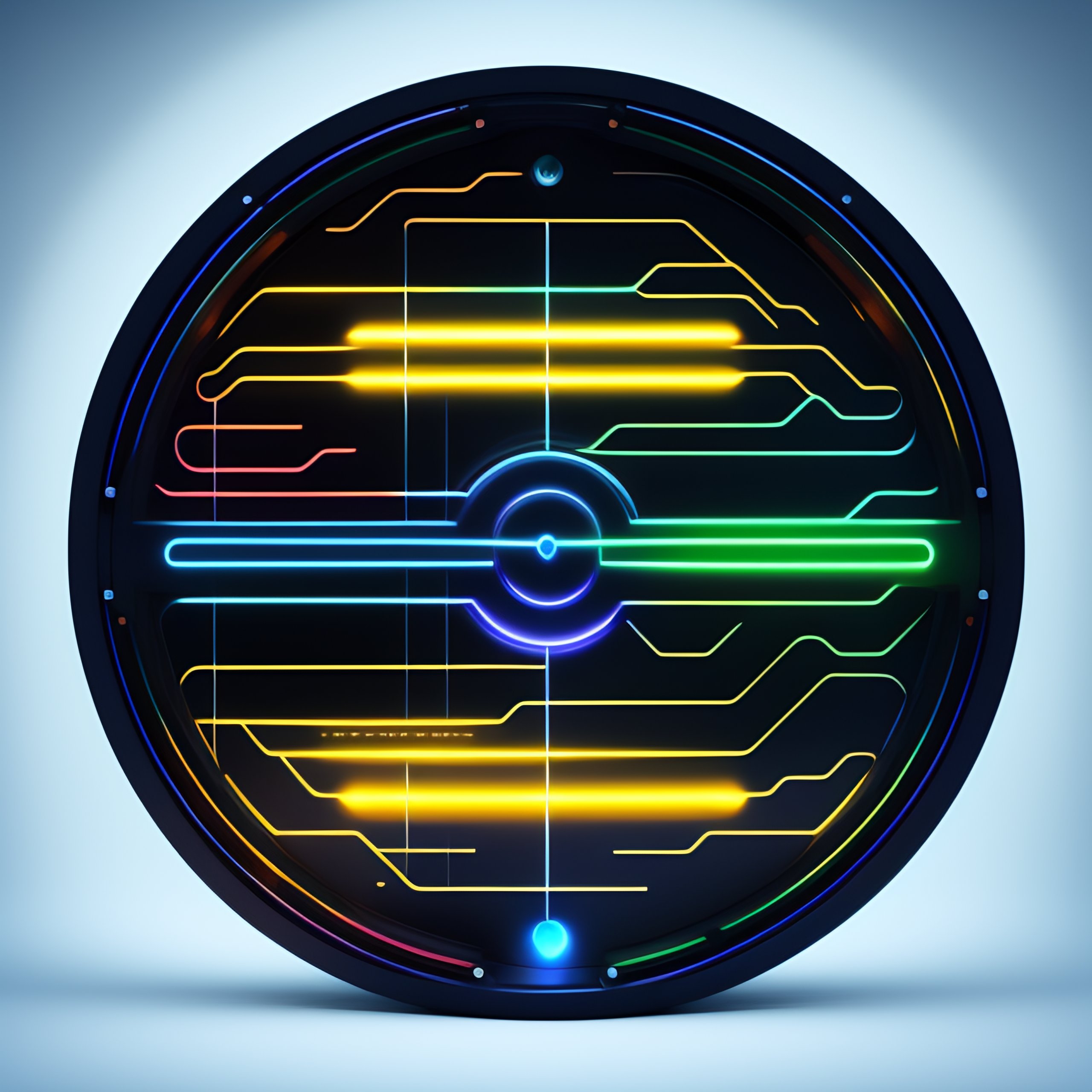 Lexica - Cybernetic, high tech SVG logo of a data-intensive platform ...
