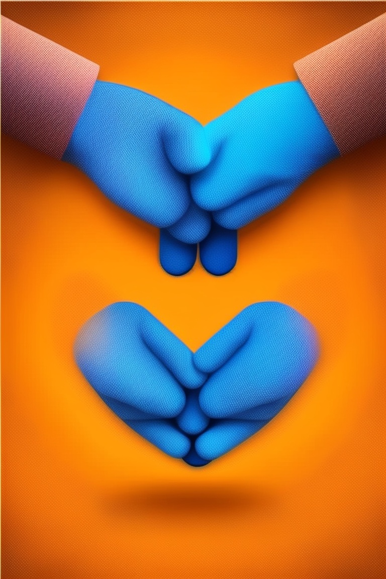 Lexica - Two small hands are lovingly held, a symbol of unity between ...