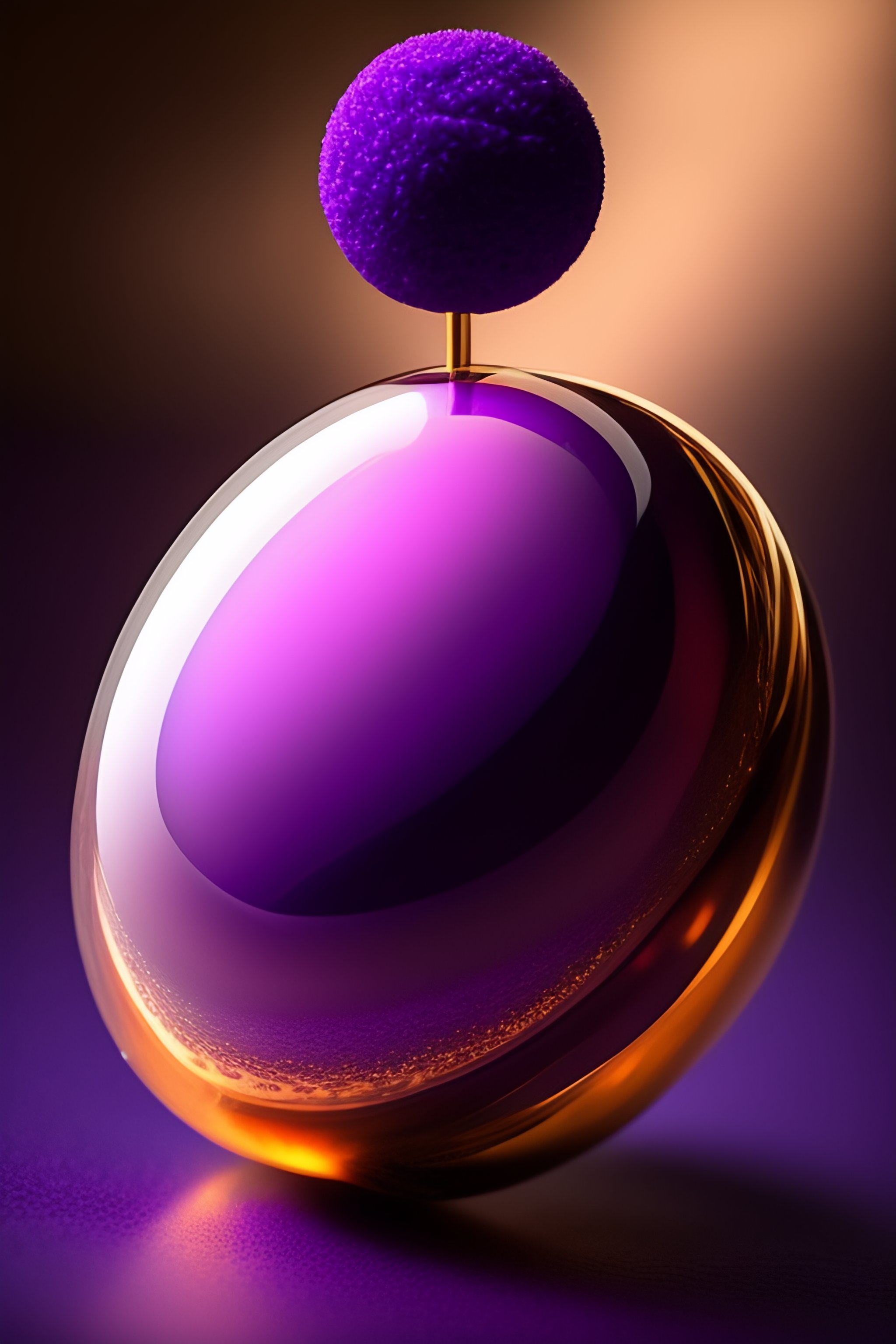 Lexica - Purple spirit ball on staff