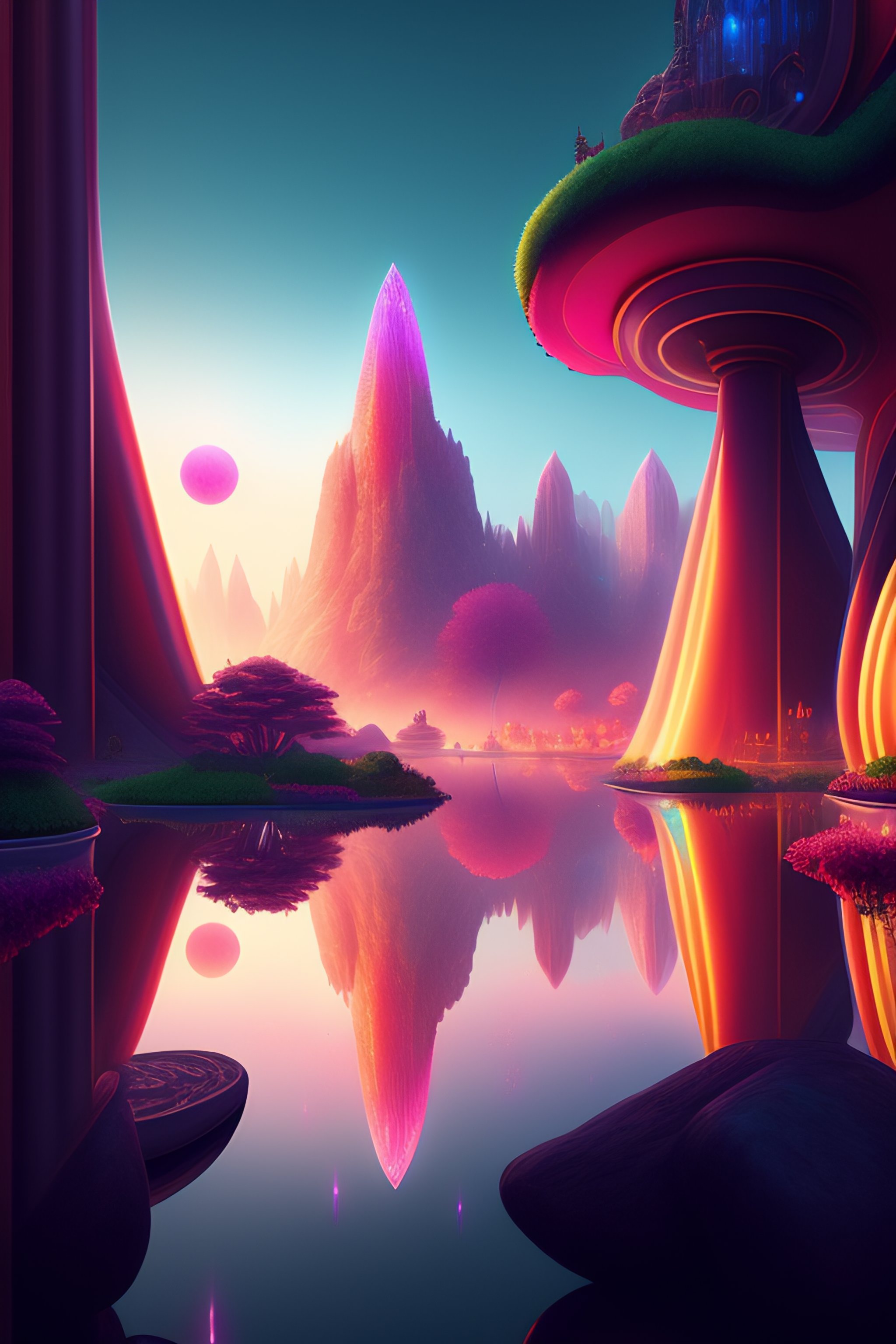 Lexica - Very very very very highly detailed epic photo of candy land ...