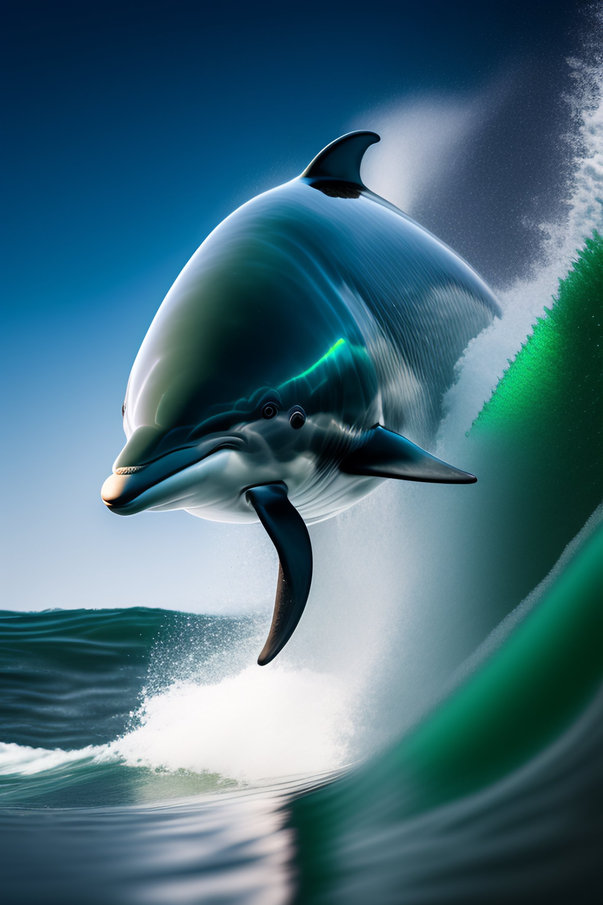 Lexica - Dolphin,4k, with canon