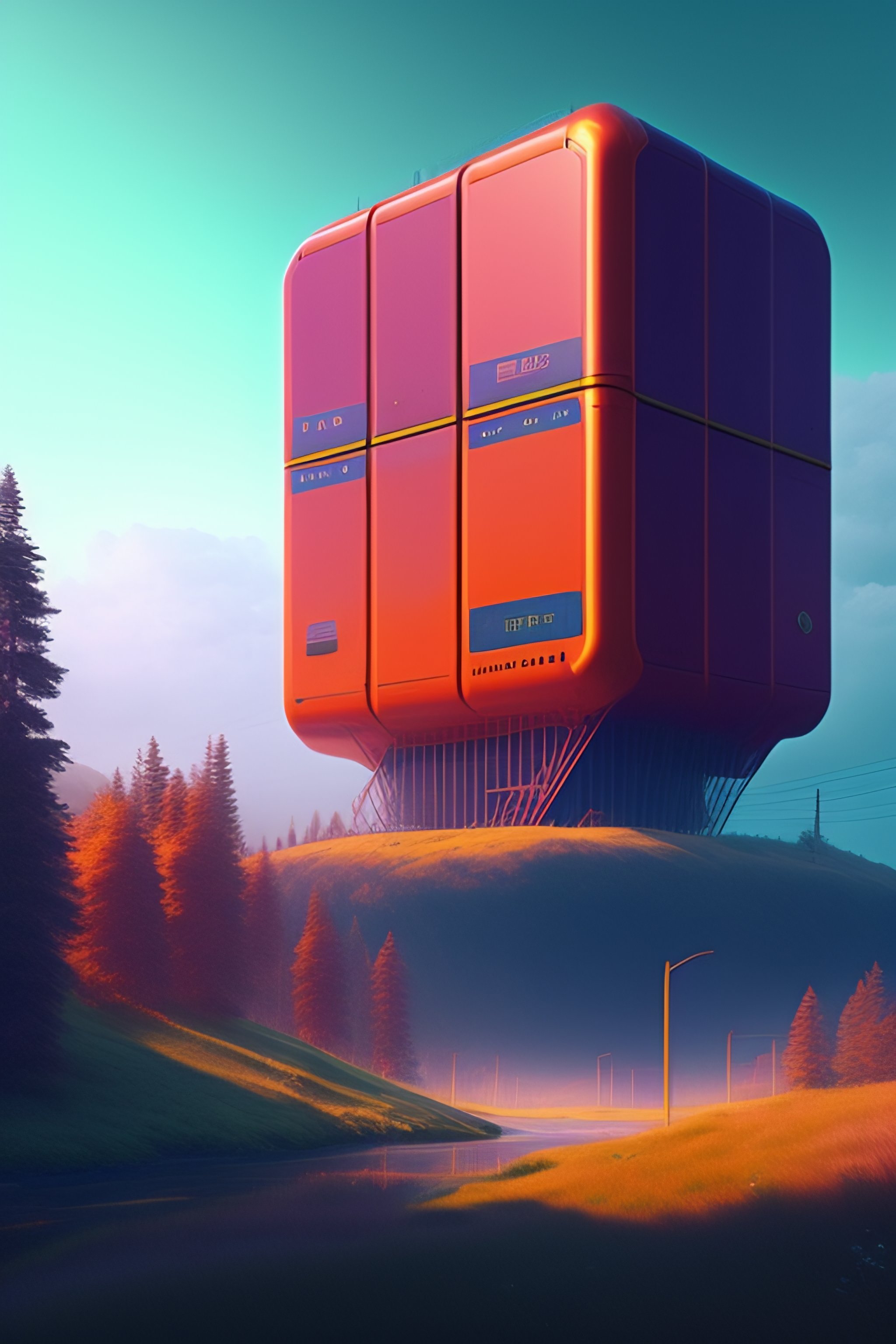 Lexica - Simon stalenhag,8k resoultion,hyper realstic , dragon dice