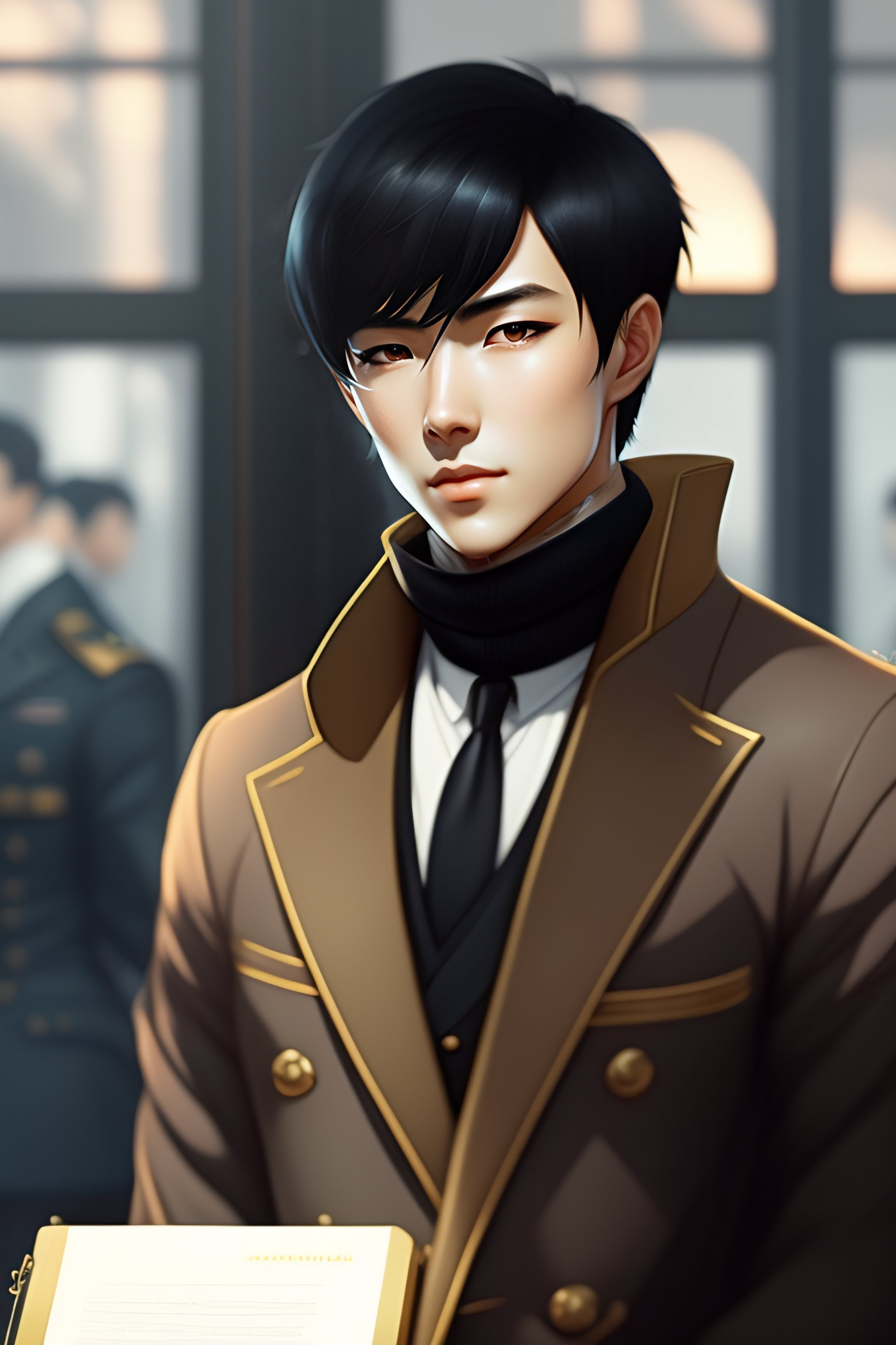 Anime Man In Coat