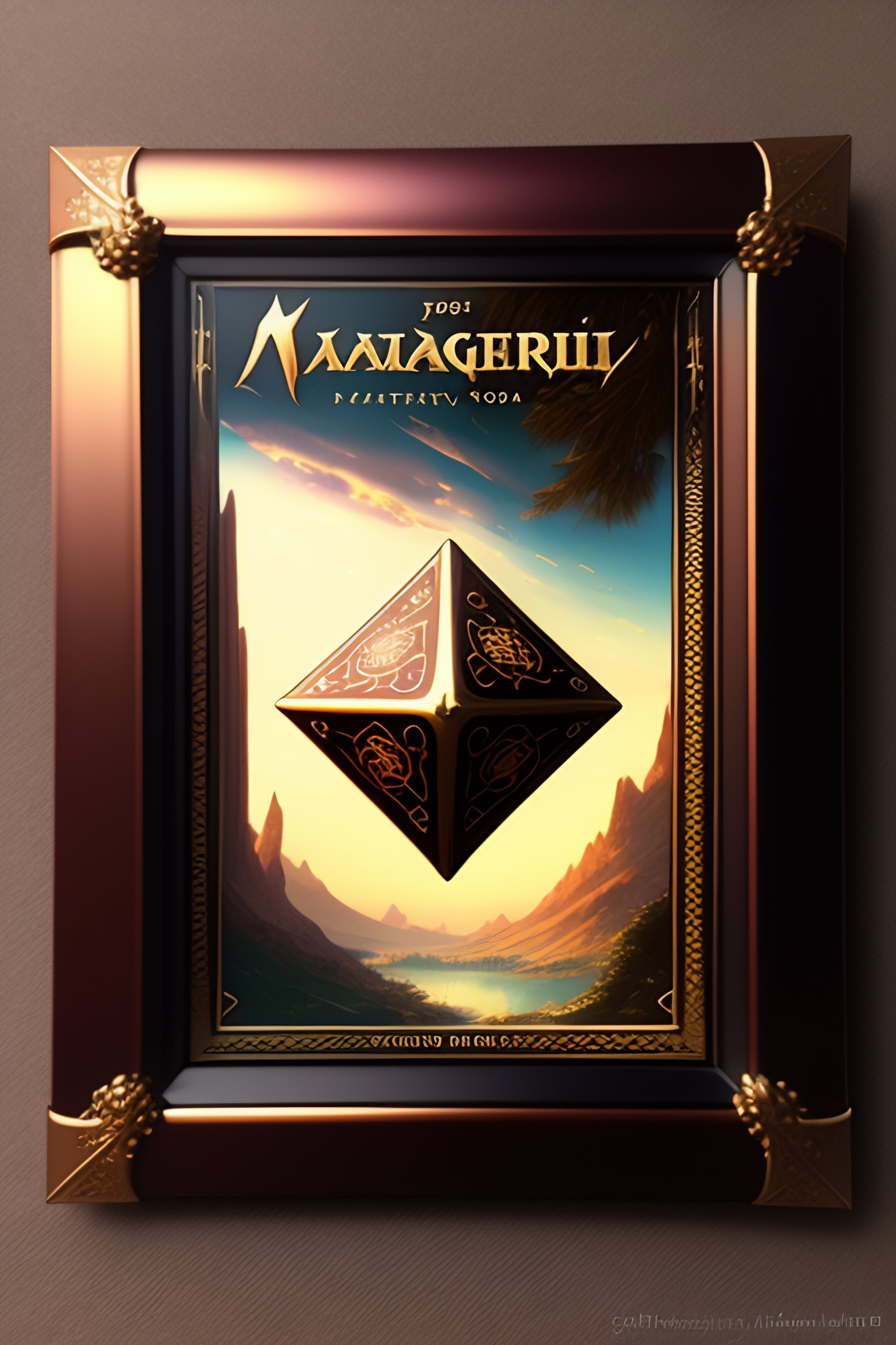 Lexica - Card game decorative frame, magic the gathering, dice ...