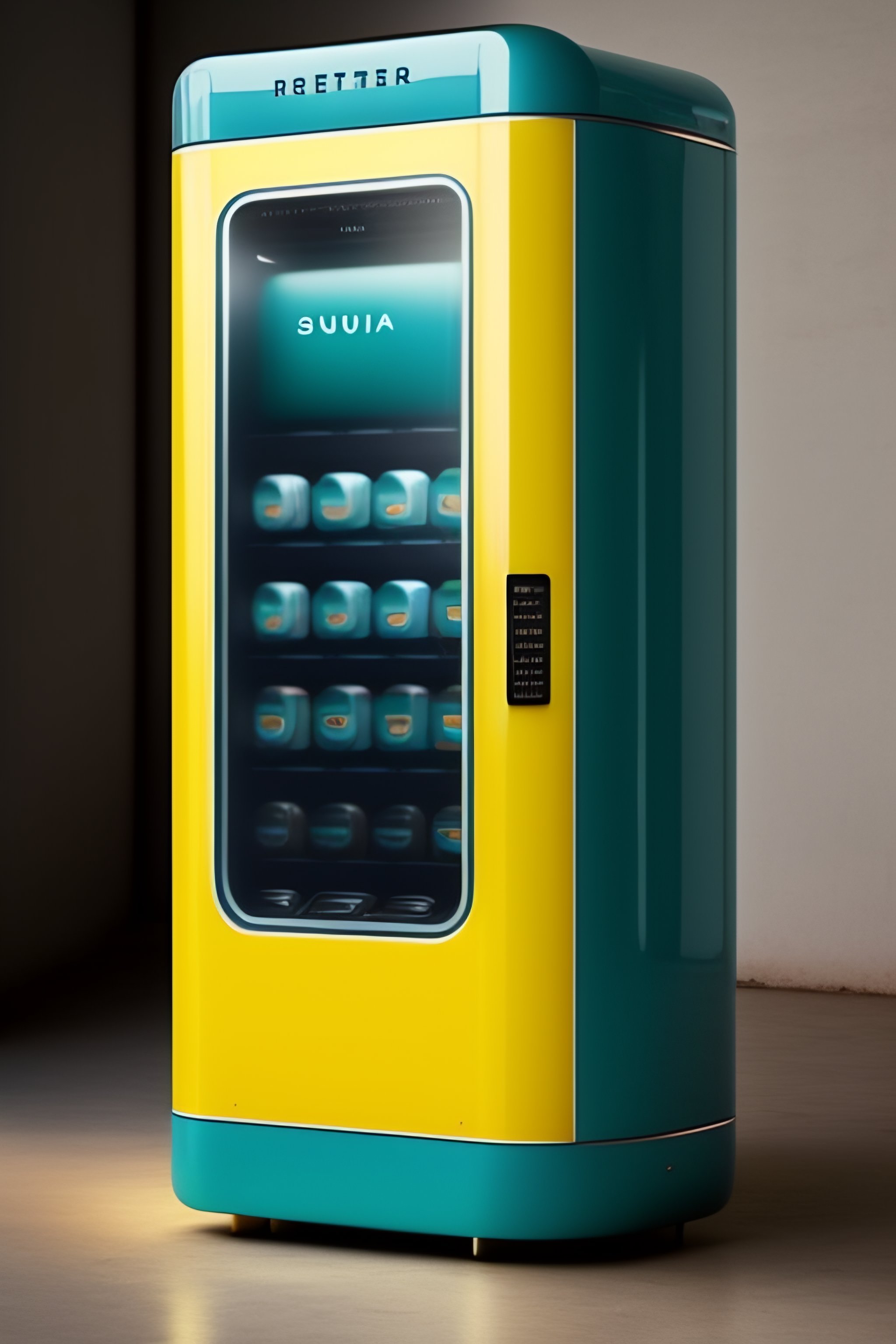 Lexica - A soviet retofuturistic aqua vending Machine designed by ...