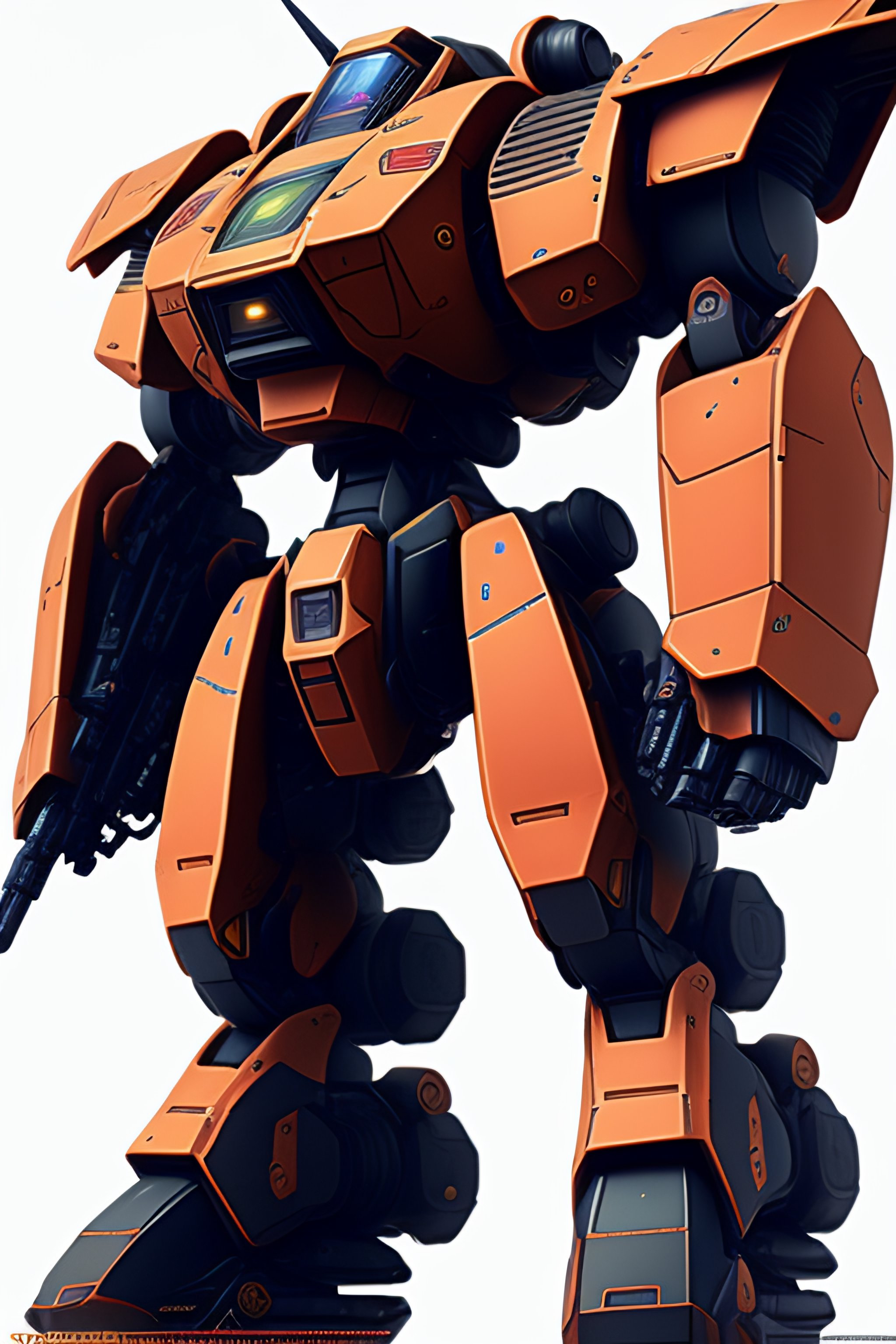 Lexica - Giant mobile armor mecha neo zeon blueprint highly detailed