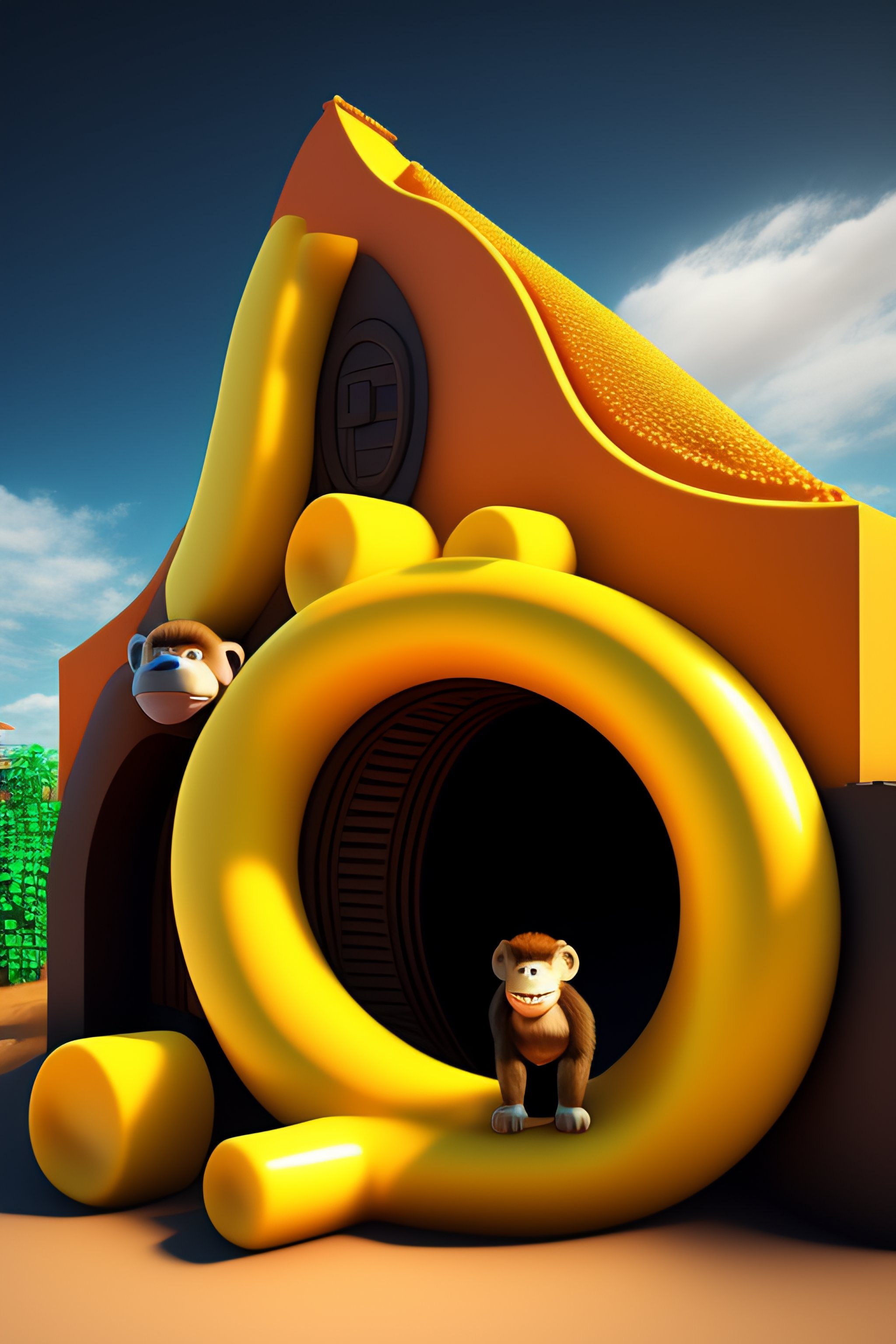 Lexica - Lego, monkey, banana, island,