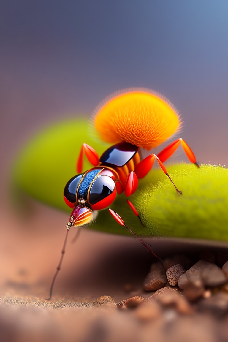 Lexica - A lazy ant named Alex, who lives in a bustling ant colony.