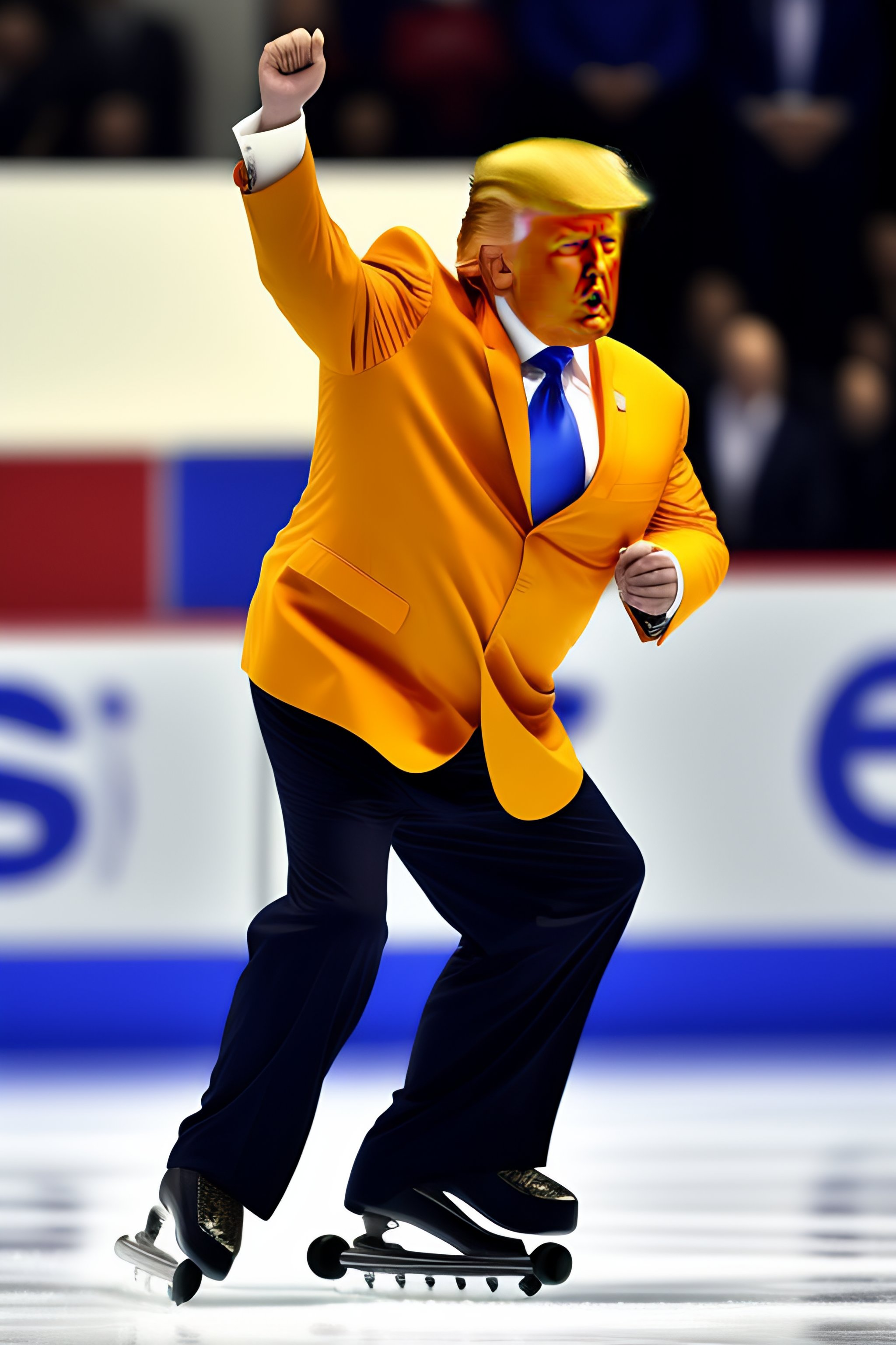 Lexica - Donald trump skating