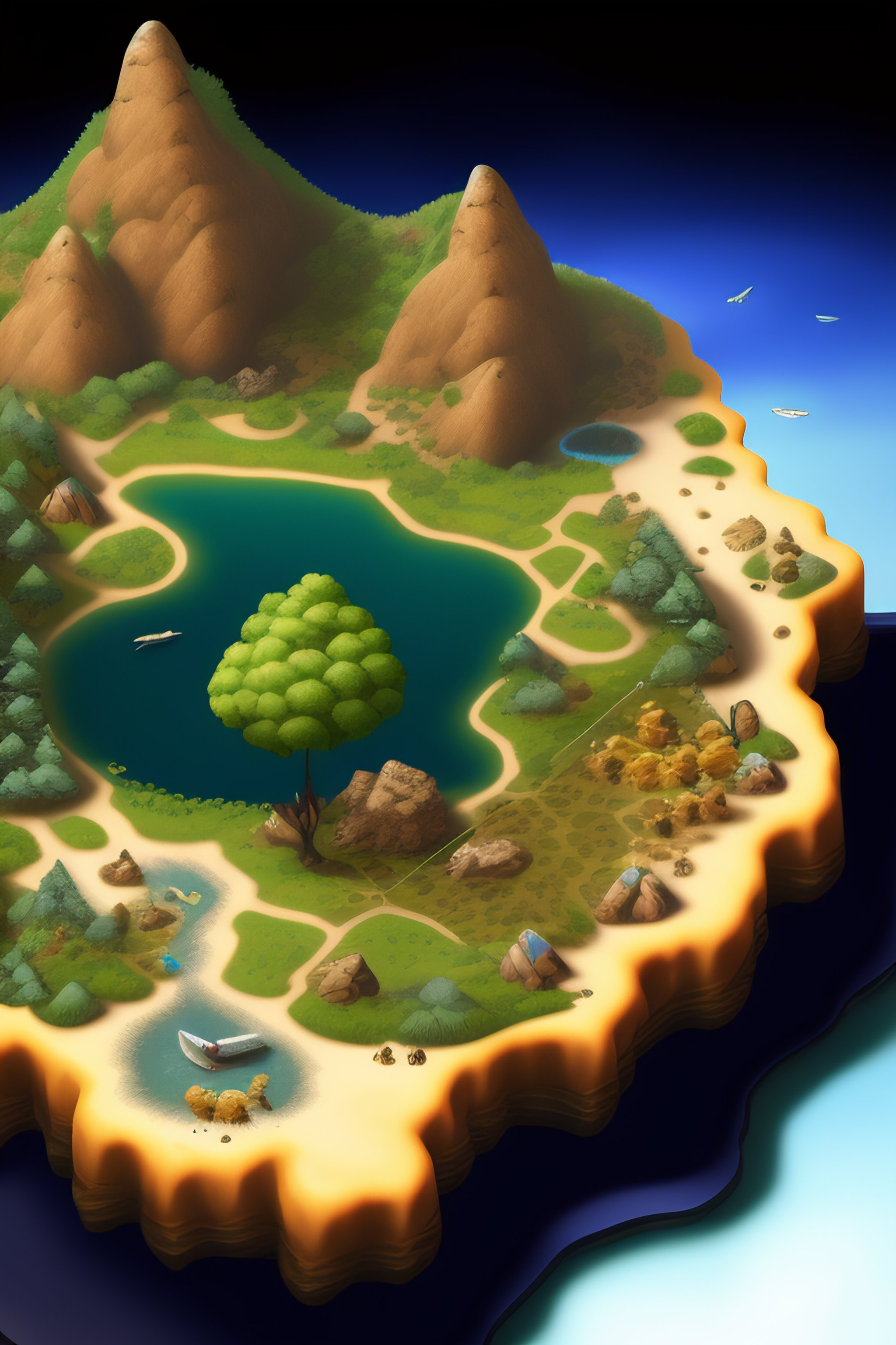 Lexica - Battle mapa cave