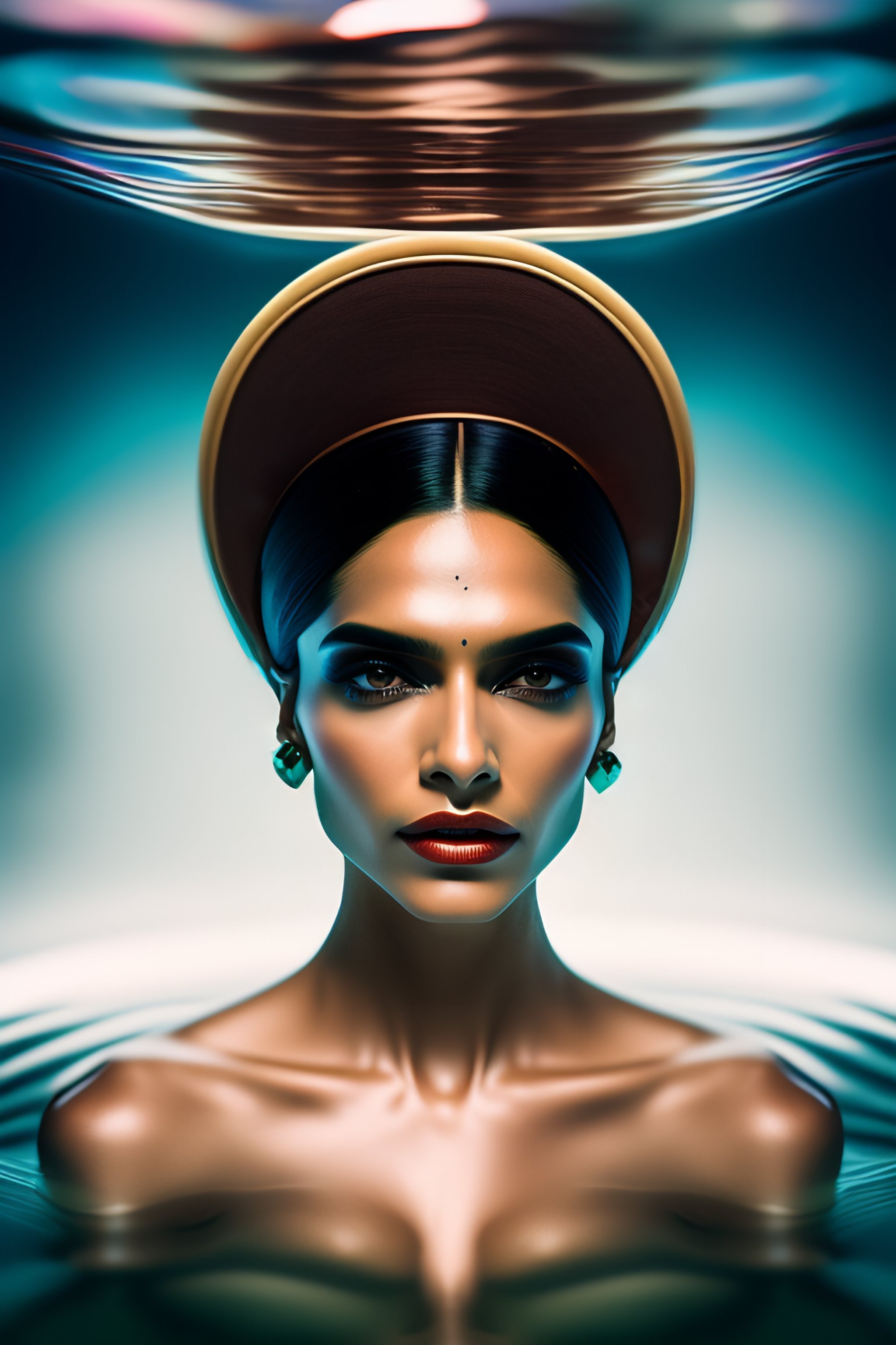 Lexica - Fisheye medium format photograph of a surreal fashion shoot ...