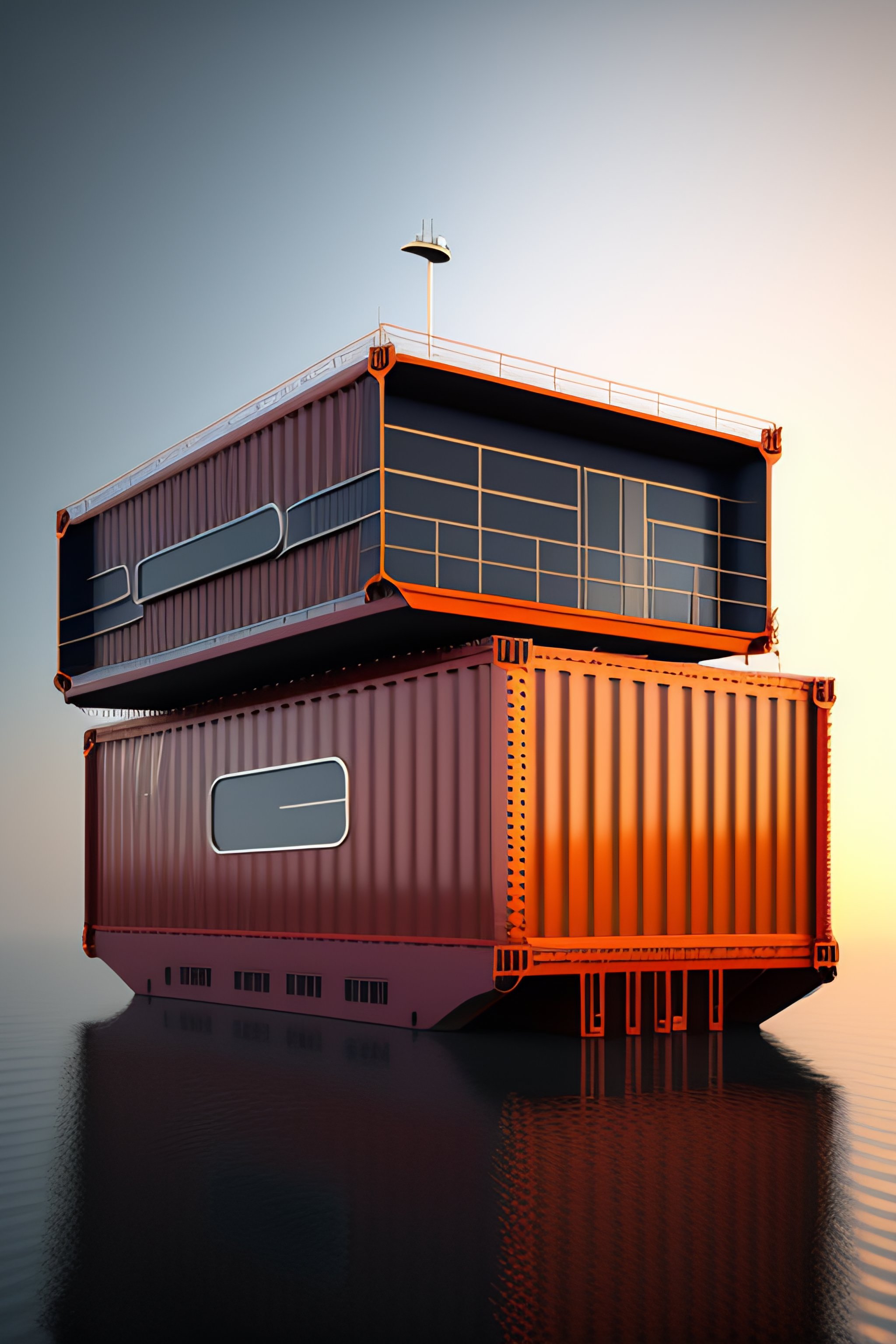 Lexica - High end indoor design ship container sea fish octopus themed ...