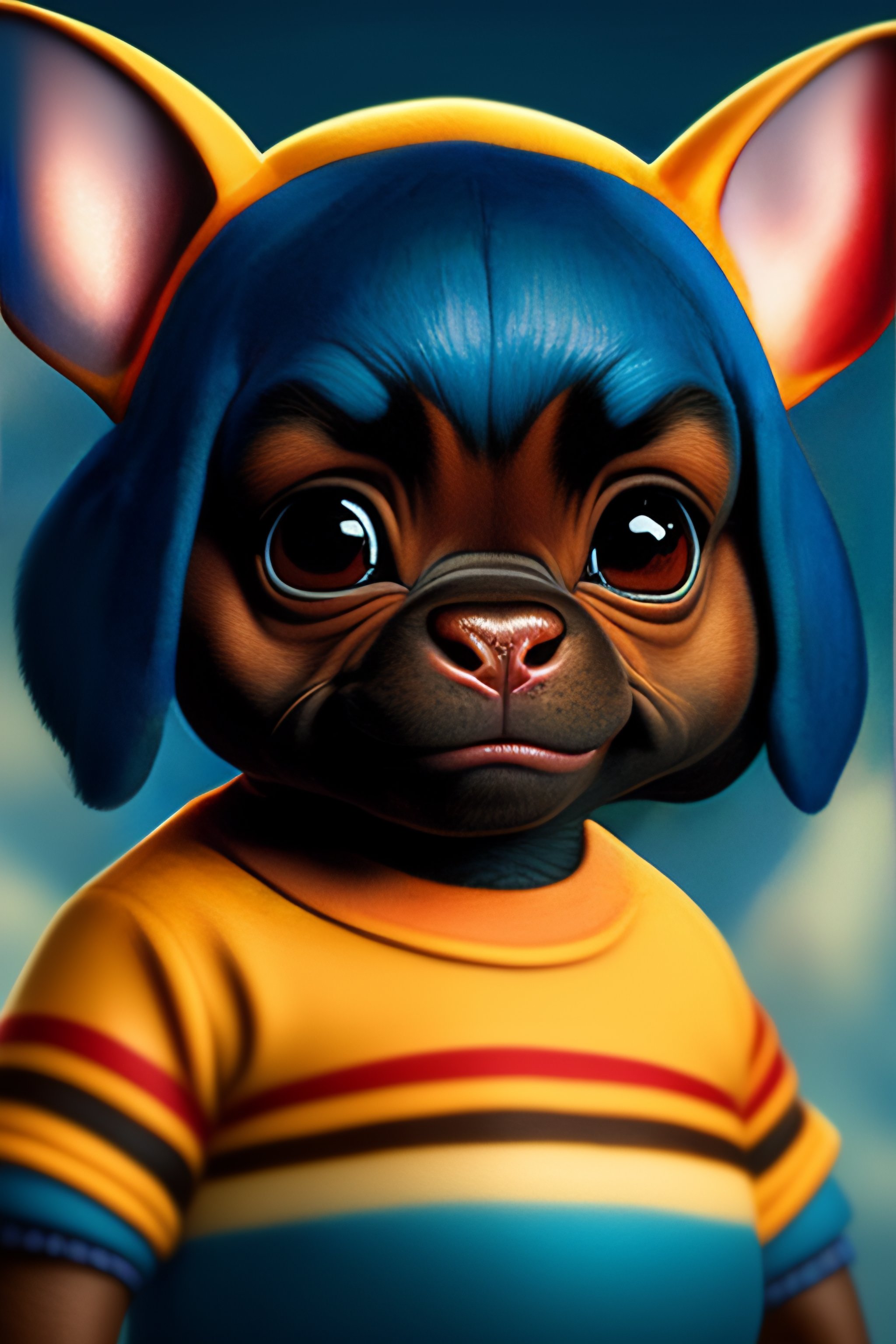 Lexica - Stitch from lilo and stitch, realistic, detailed