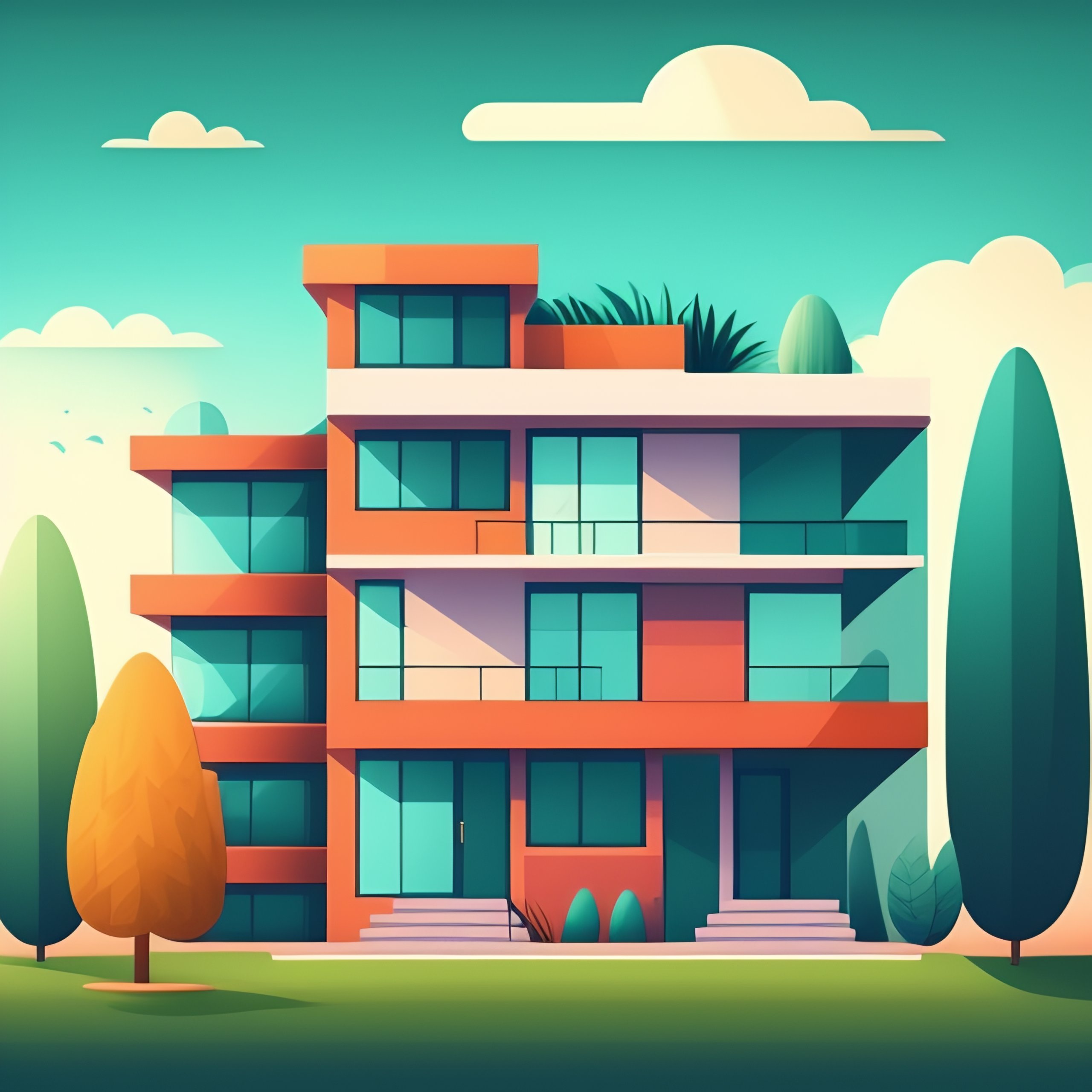 Lexica - Webpage background hero image for real estate company modern ...