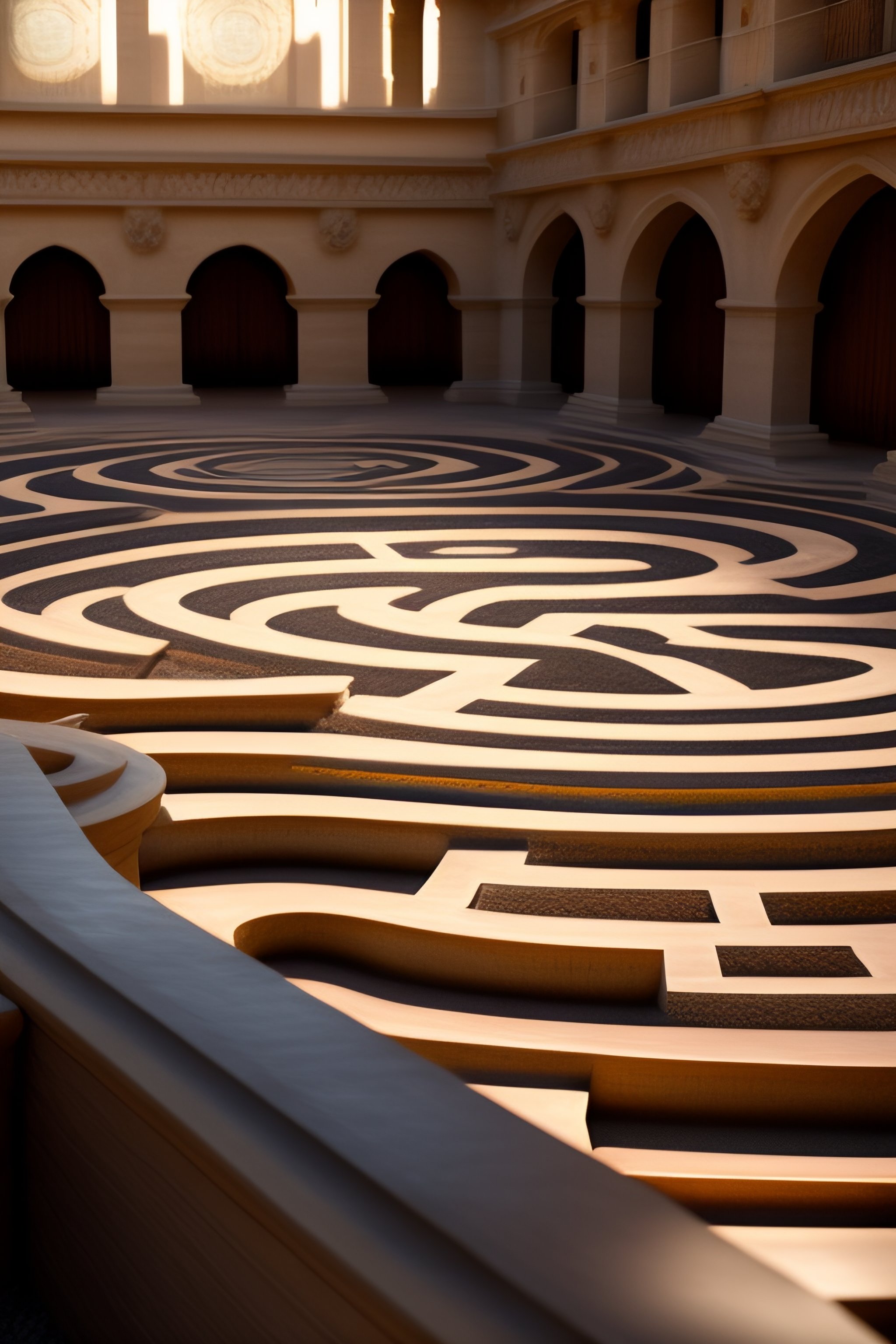 Lexica - Labyrinth pattern