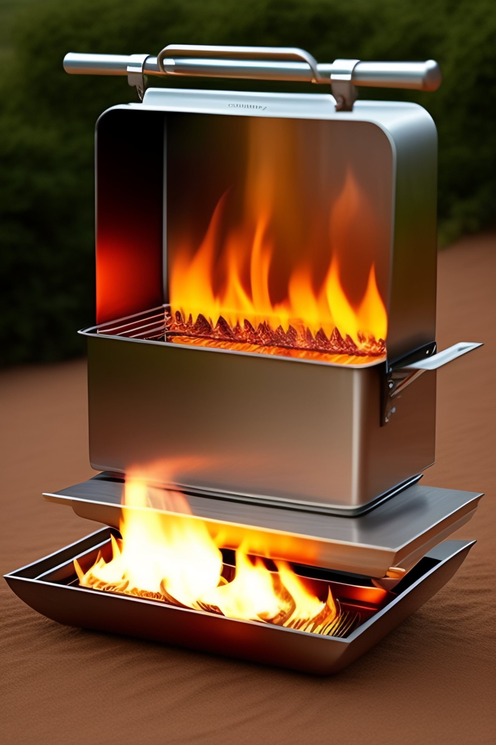 Lexica - Design an image of a compact and portable fire scale with ...