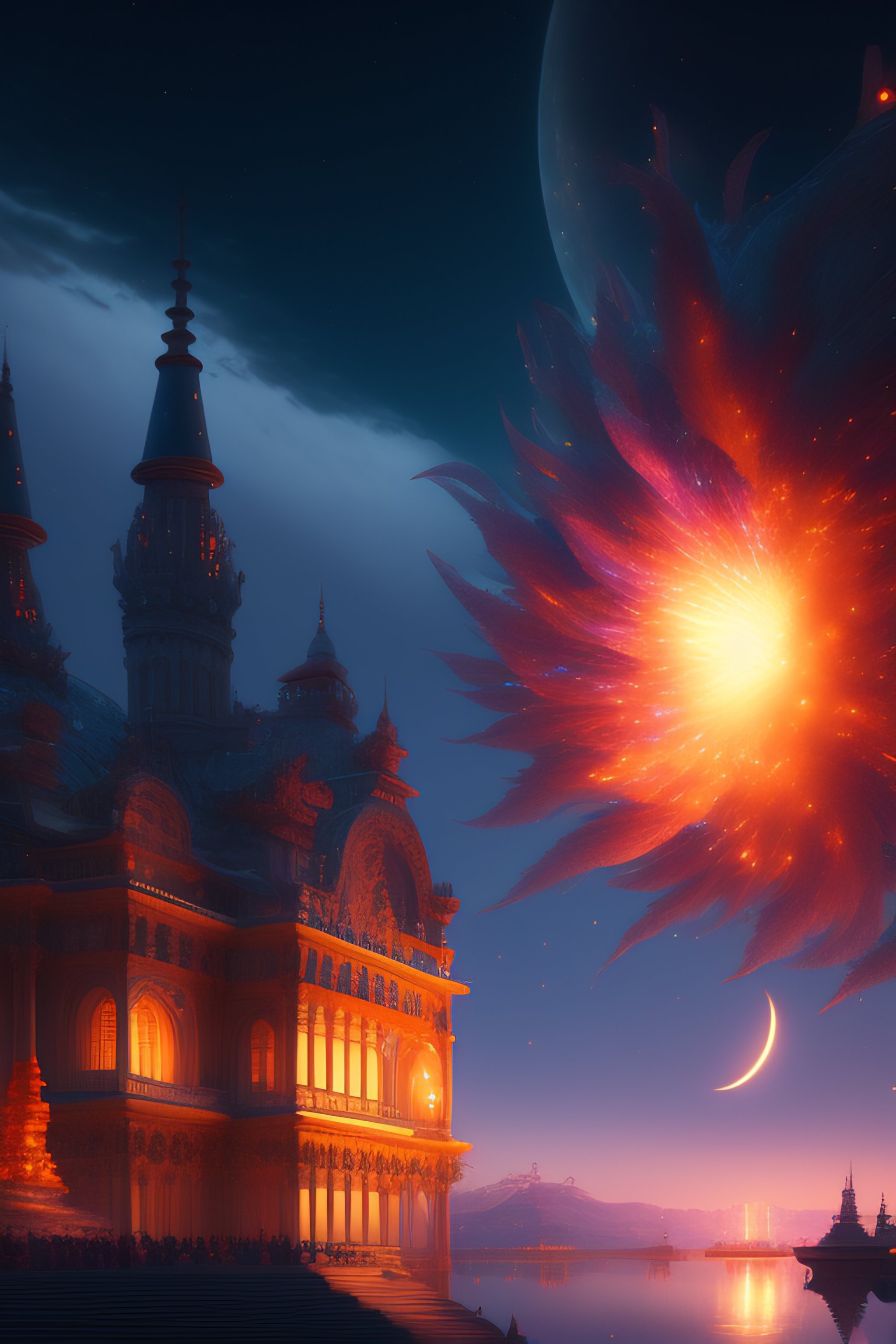 Lexica - Massive magical explosion, intricate details, hyper detailed ...