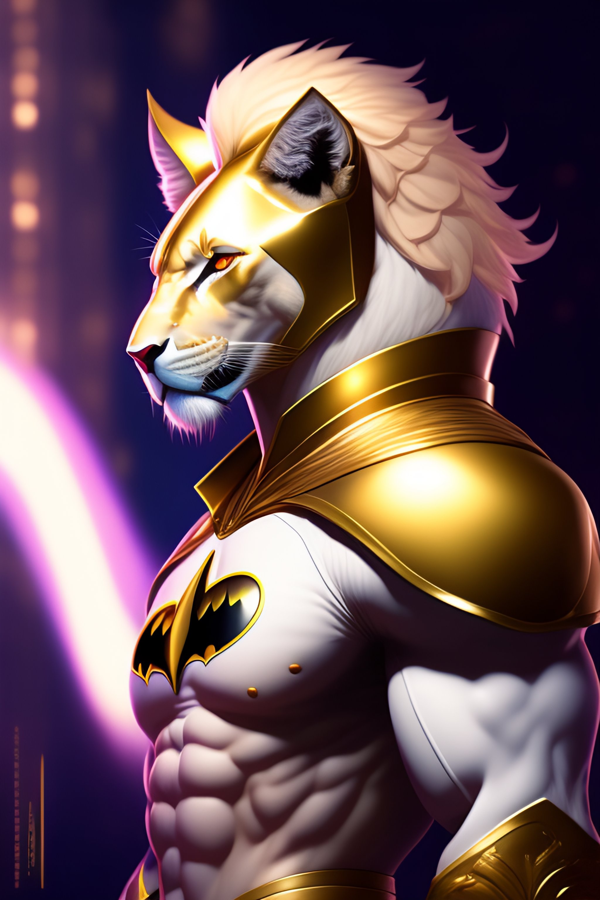 Lexica - Aesthetic portrait commission of a of a male fully furry ...