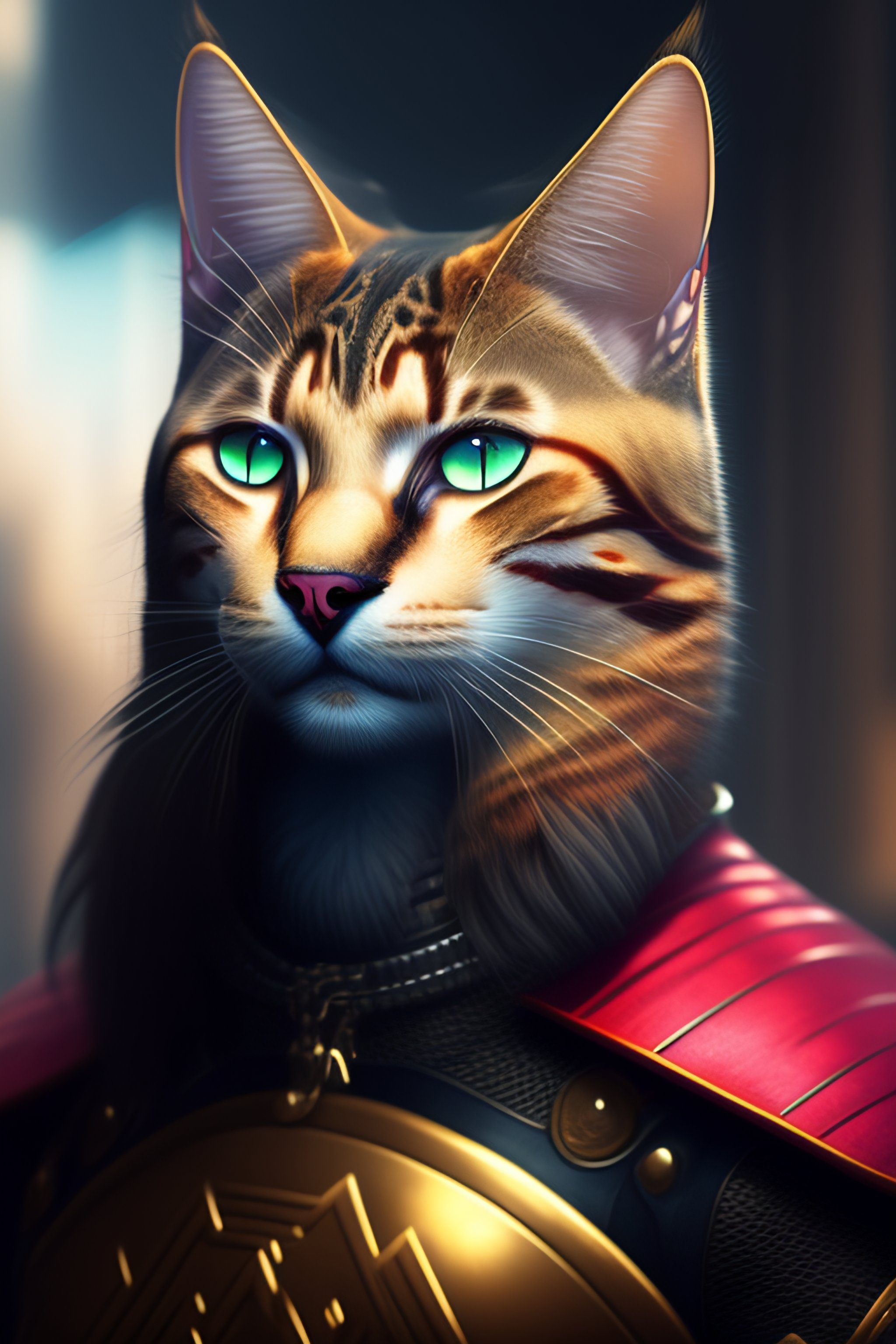 Lexica - A feline thor, realist, cyberpunk