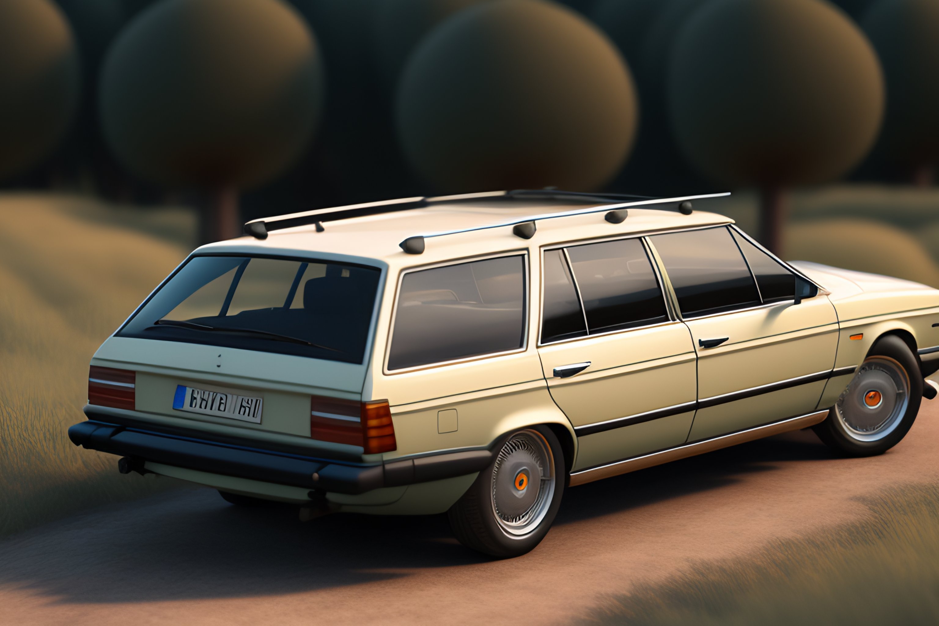 Lexica - Realistic volvo station wagon 850 , 8k , wide view