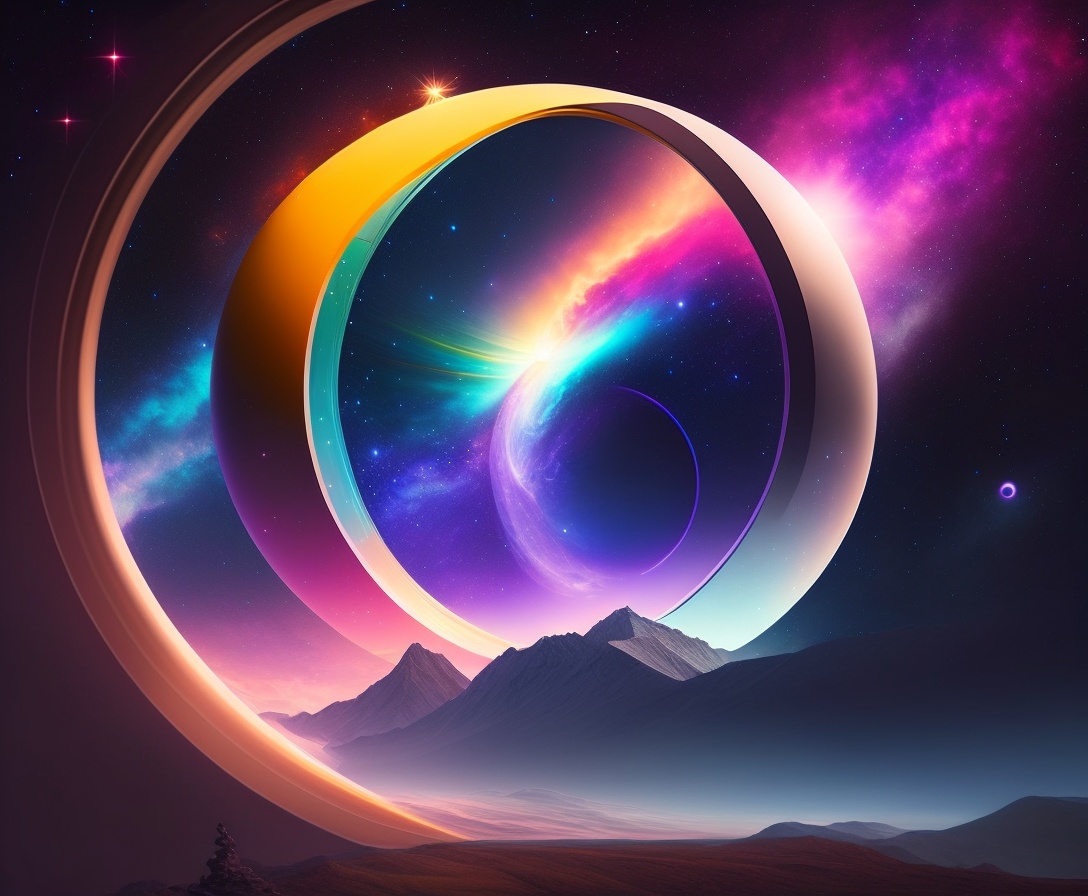 Lexica - Infinity world galaxy, portal universe,