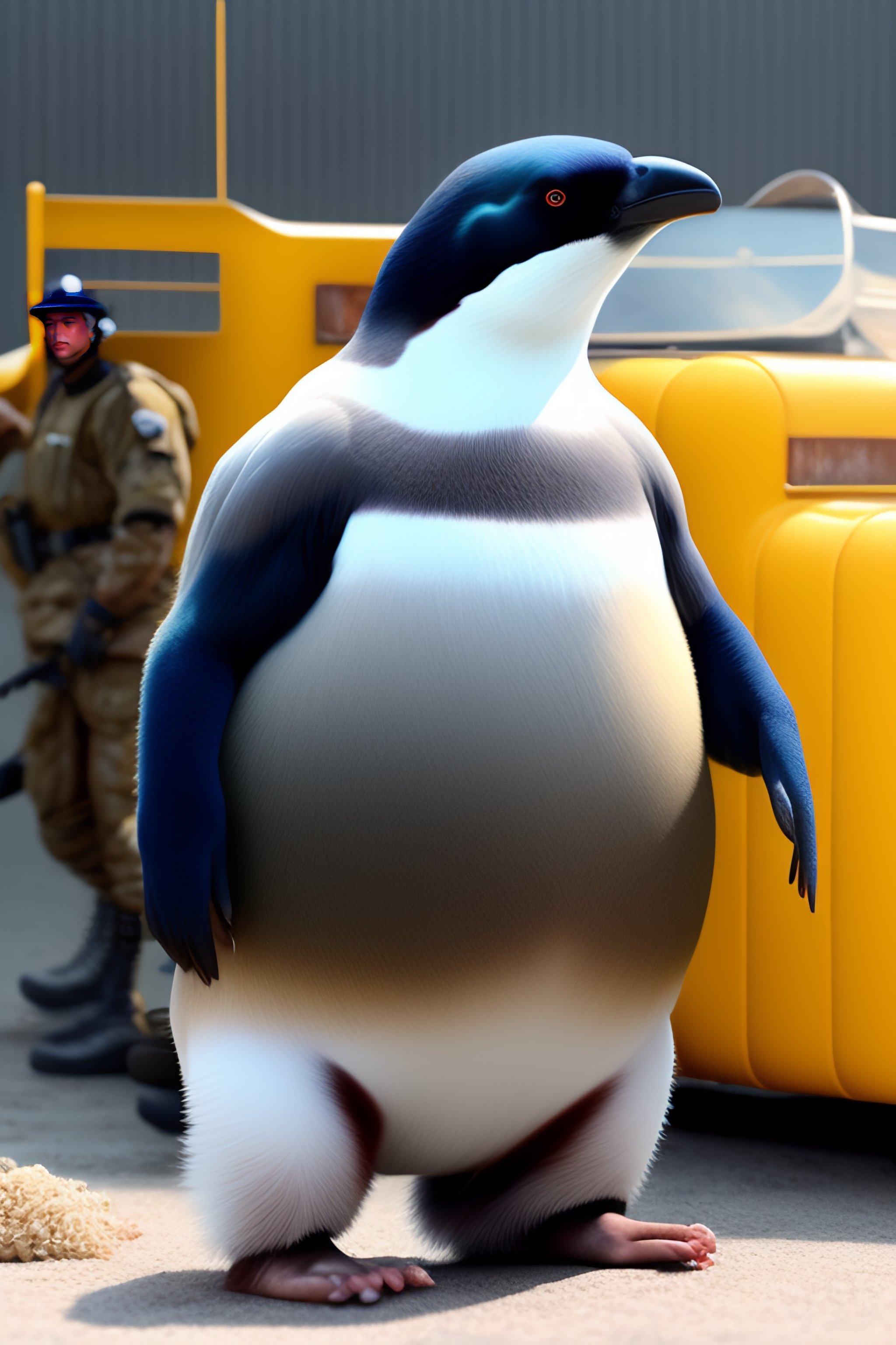 Lexica - ChillyWilly penguin cartoon tactical